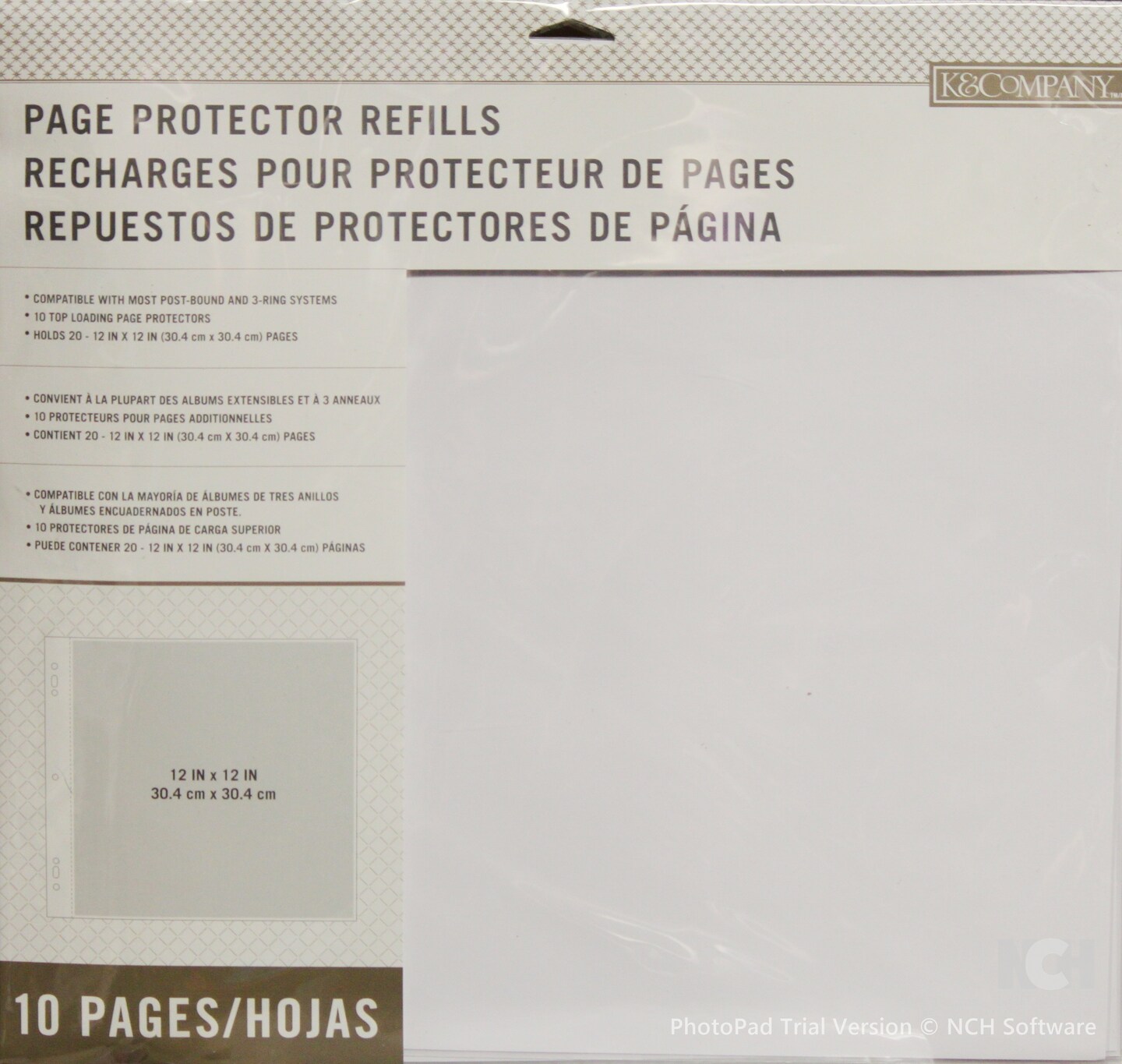 K & Company Page Protector Refills | Michaels