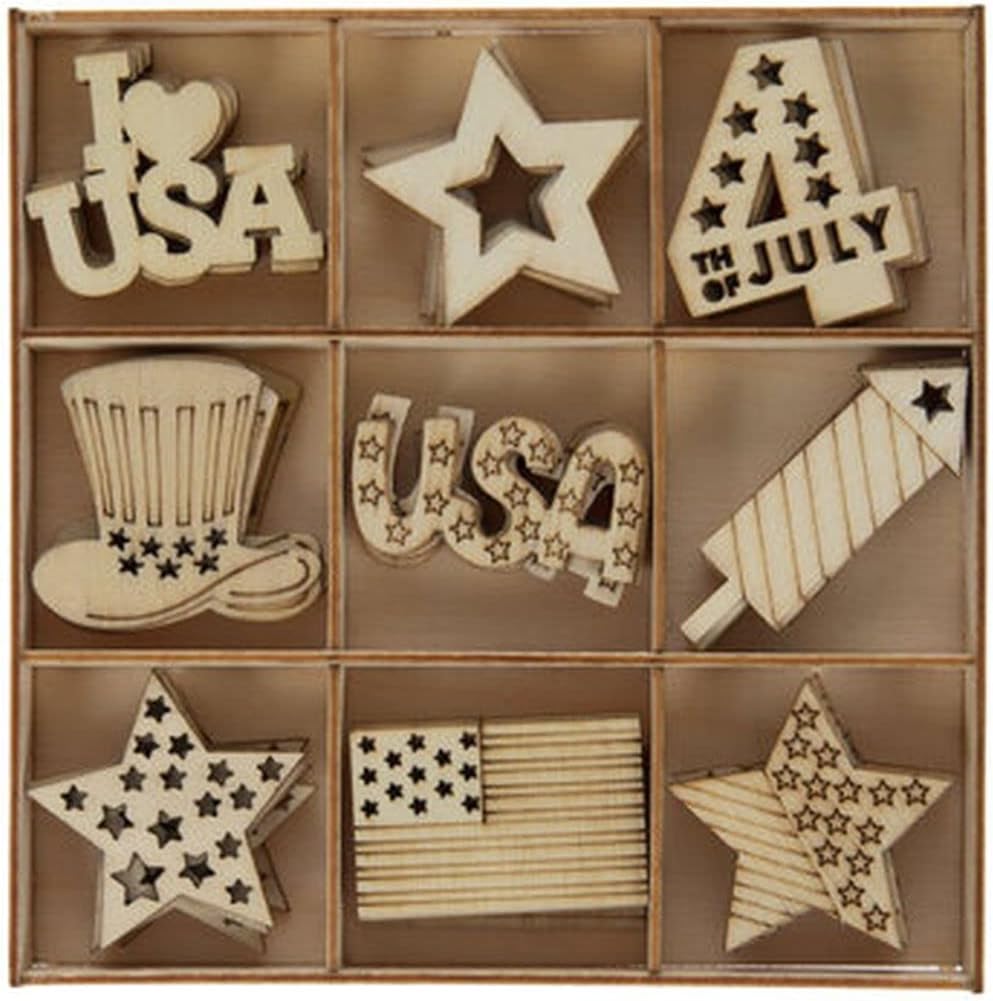 4th of July Icons Wood Shapes | Michaels
