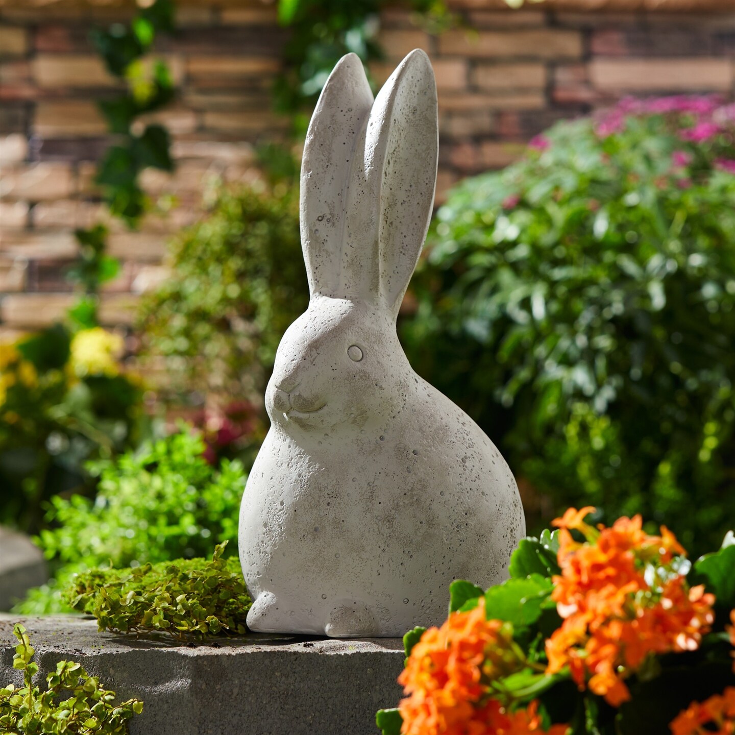 Melrose Long Eared Rabbit Figurine Decorations - 11.75" - Set of 2 ...
