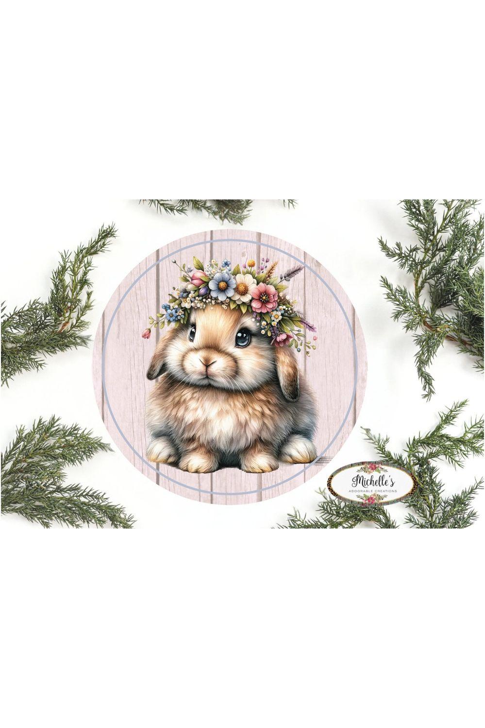 Floppy Lop Ear Floral Spring Easter Bunny Sign | Michaels