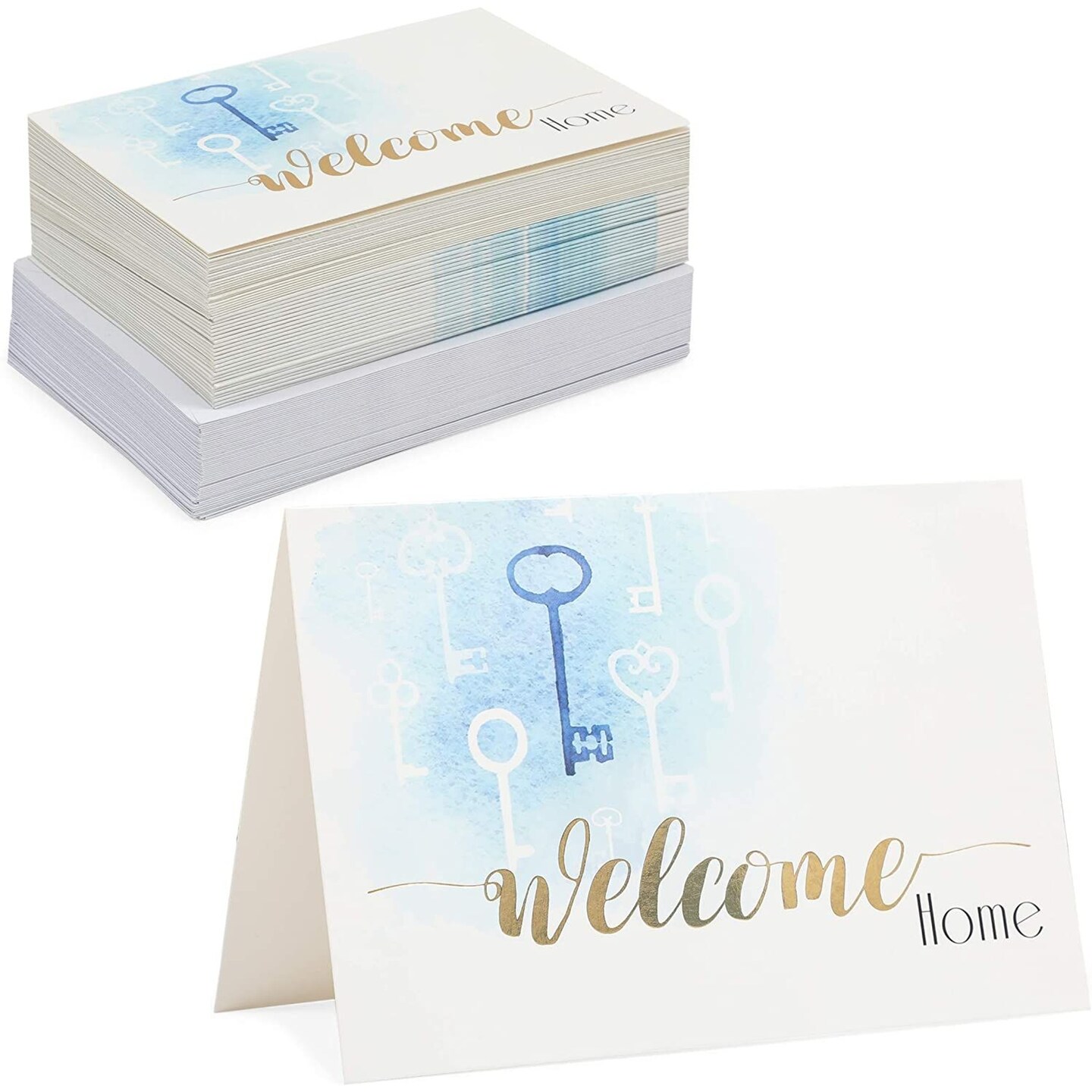 Blank Greeting Cards and Envelopes for Realtors, Welcome Home (4 x 6 In ...
