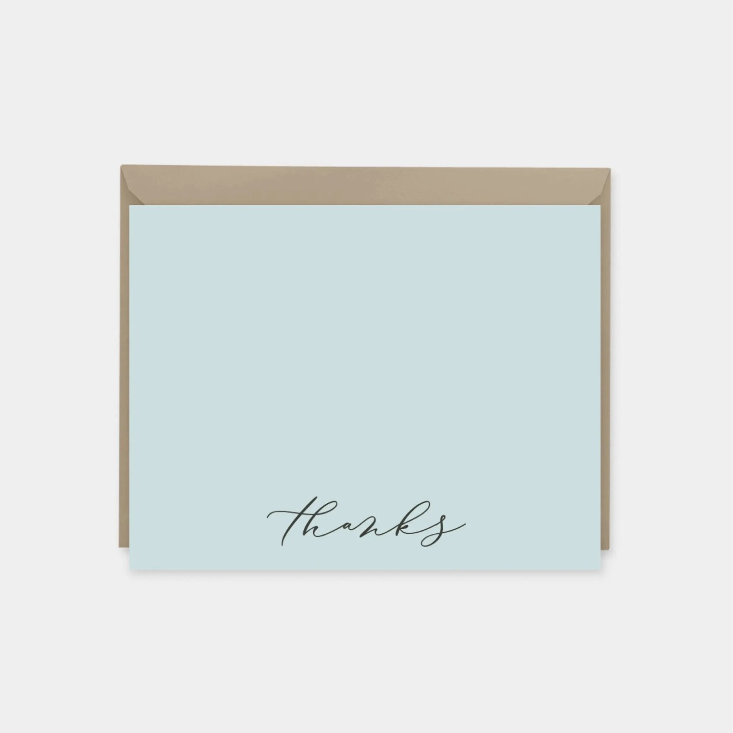 Thanks Script Powder Blue Wedding Note Cards | Michaels