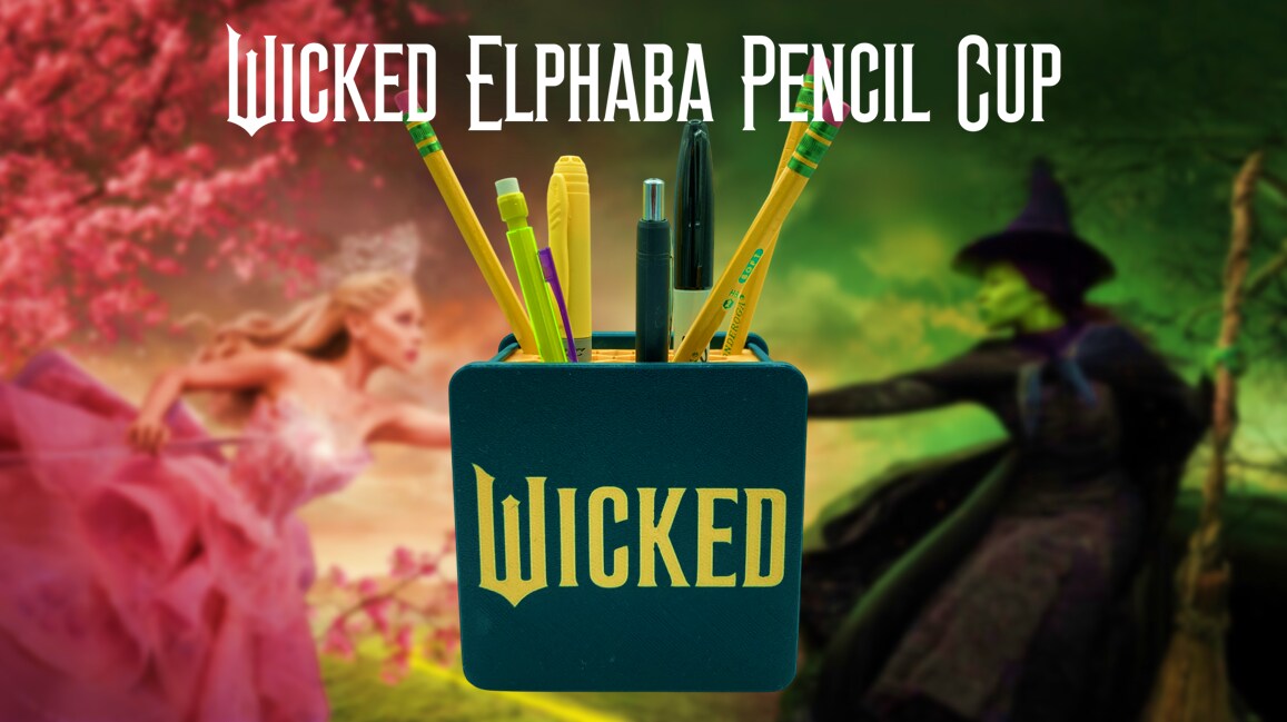 Wicked Elphaba Pencil Cup 3D Printed | MakerPlace by Michaels