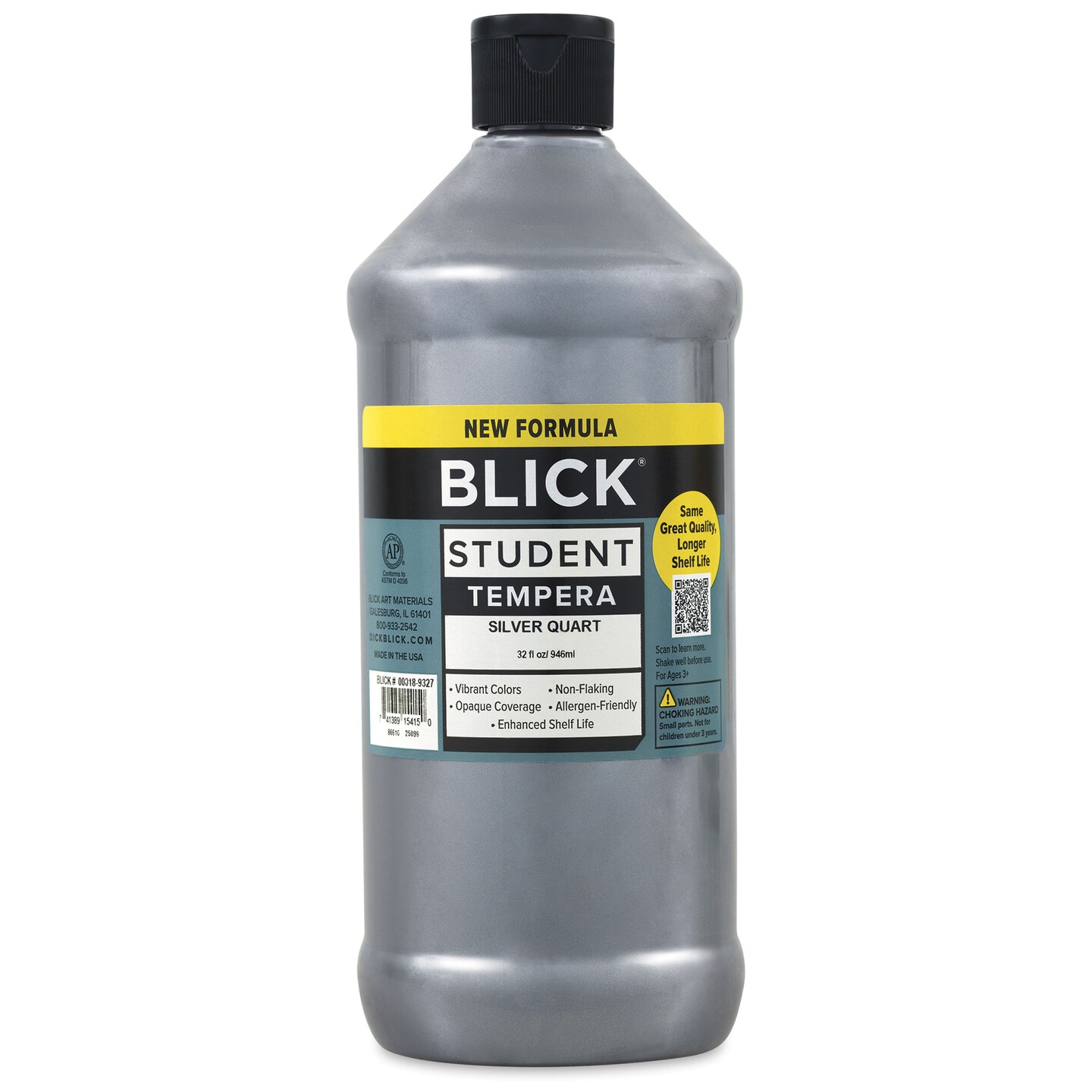 Blick Student Tempera Paint - Metallic Silver, 32 oz Bottle | Michaels
