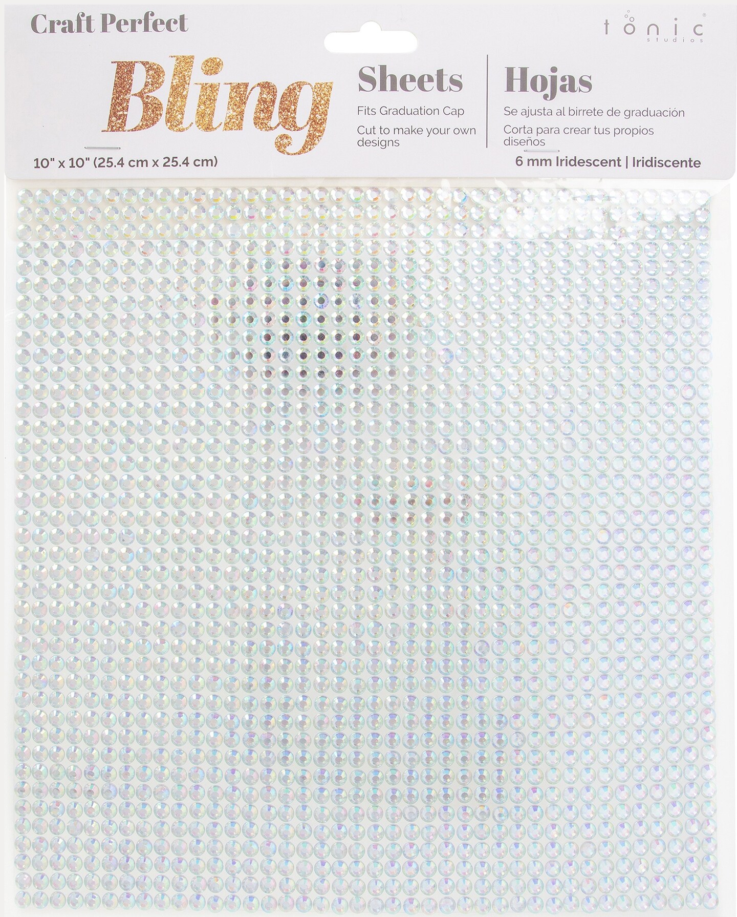 Craft Perfect Gem 10"X10" Gem Sheet 6MM-Iridescent | Michaels