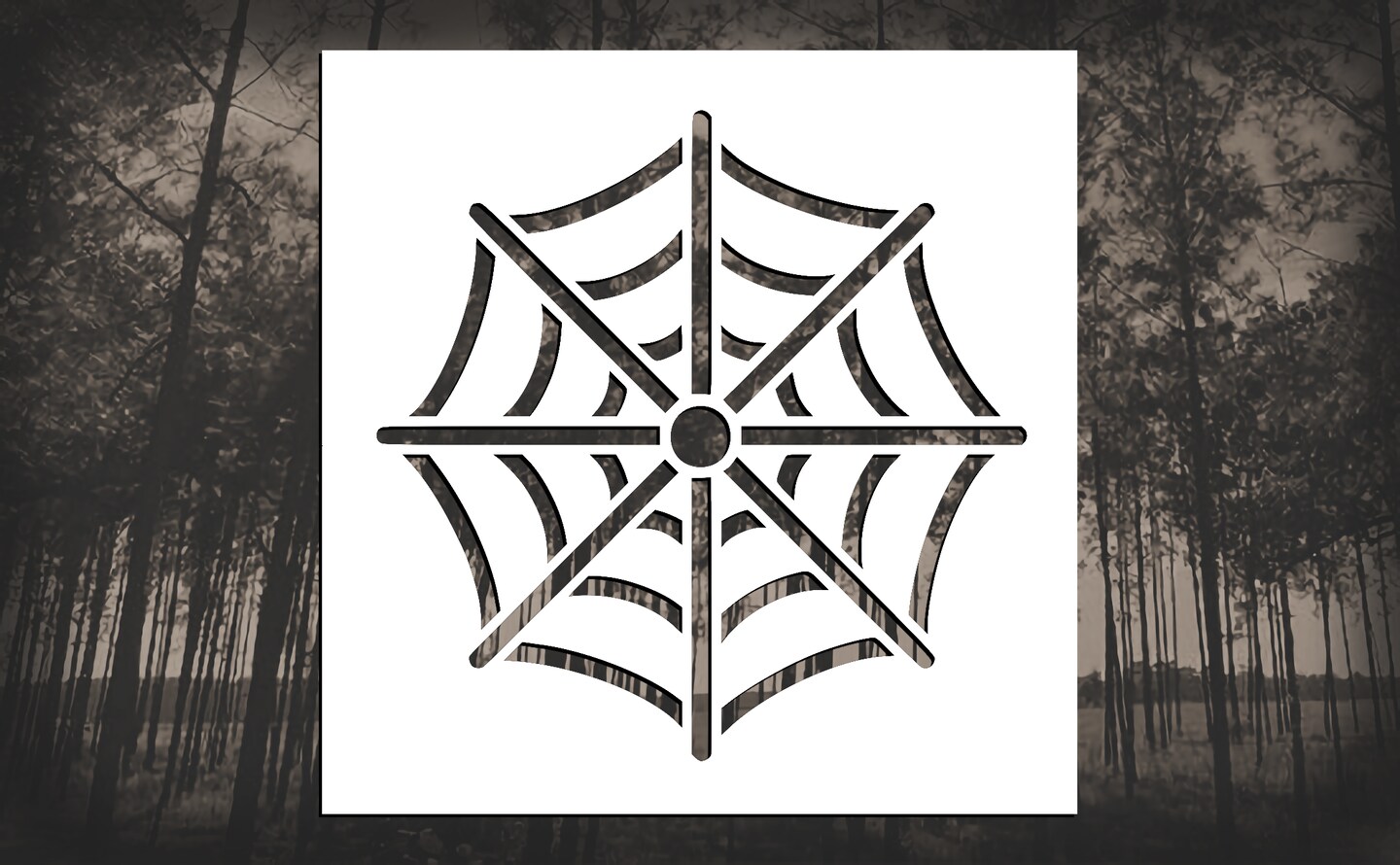 Spider Web Reusable Stencil (Many Sizes) | MakerPlace by Michaels