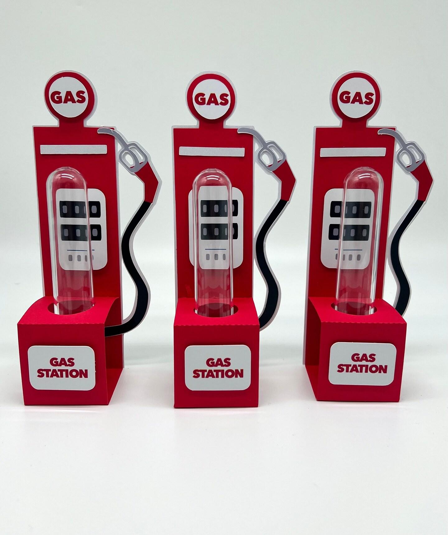 Race Cars Custom Tube Candys | Gas Station Tube Favor Box | Party ...