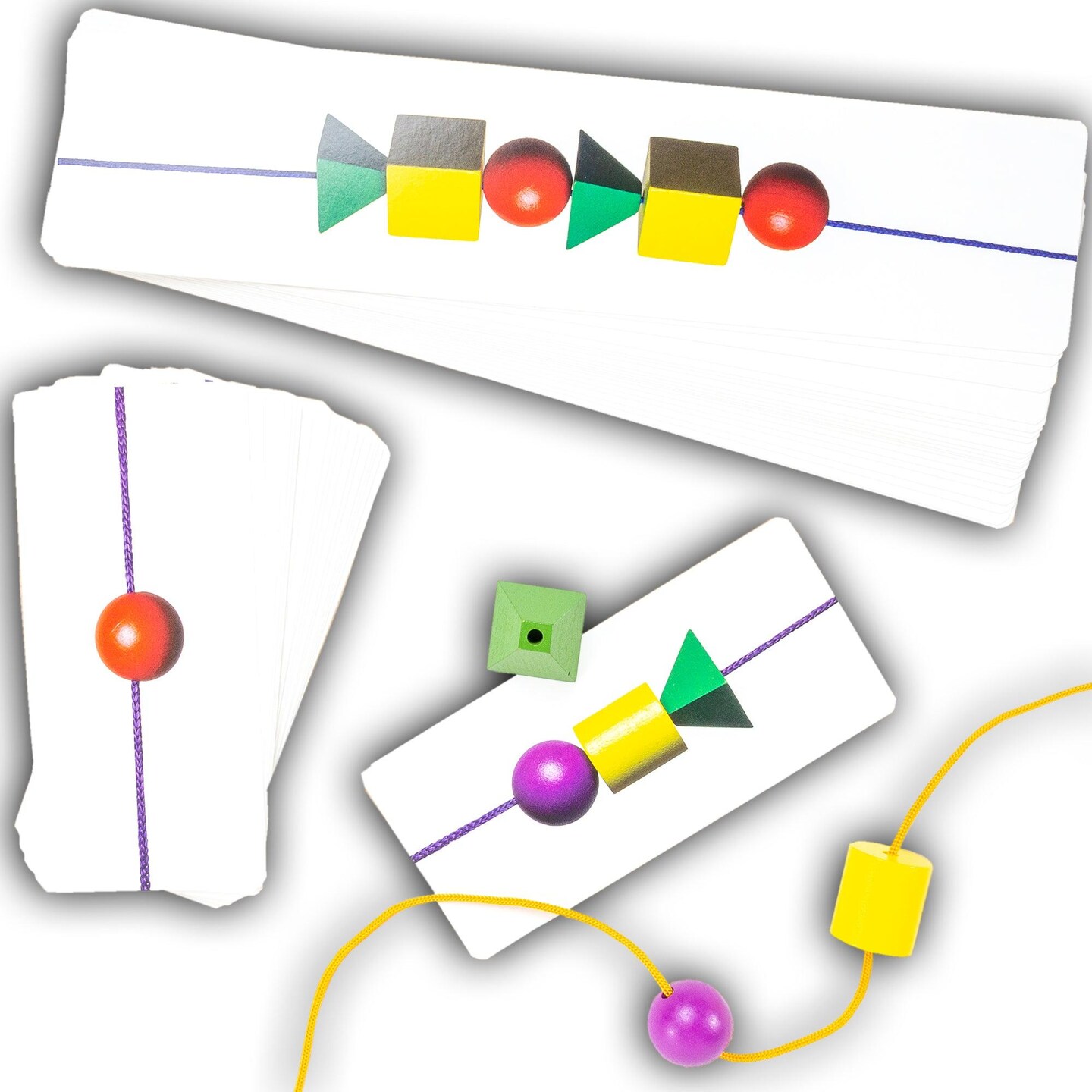 Language Builder® Stringing Beads, Home Set of 144 | Michaels