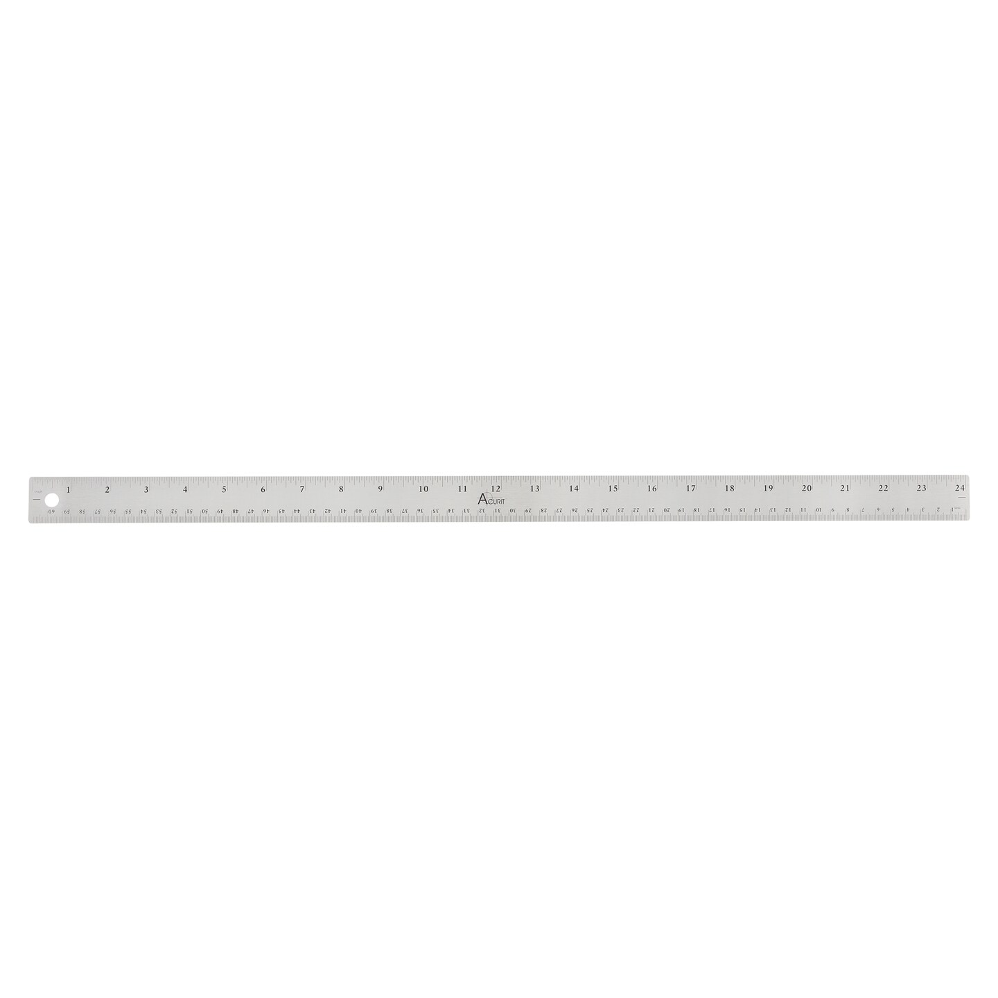 Acurit Stainless Steel 24 Inch Ruler Cork Back Measuring Ruler, Used ...