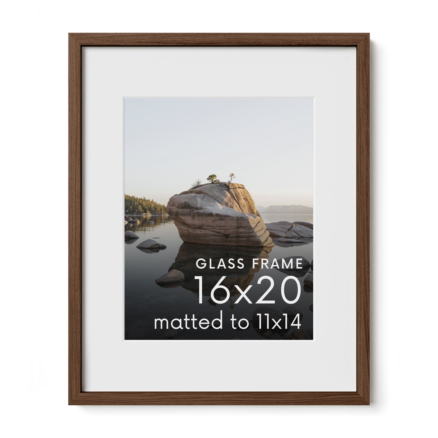 Haus and Hues Oak Wood Picture Frames Matted with Real Glass | Michaels