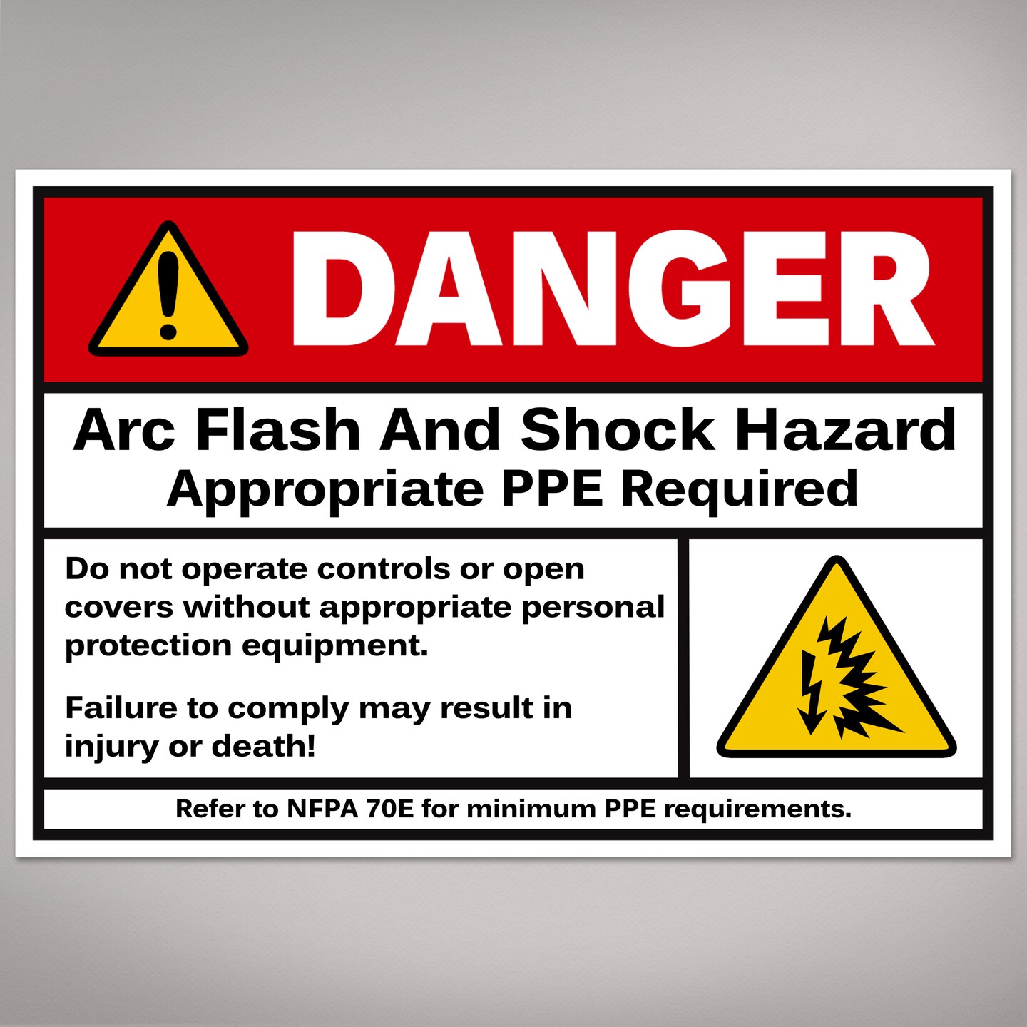 Avery Arc Flash/Danger Labels, Waterproof, UV Resistant, Preprinted, 3. ...