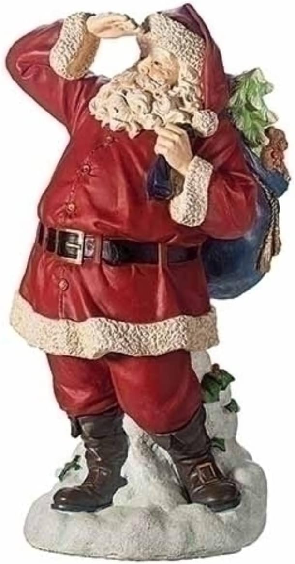 Roman Red & Beige Santa Looking for Deer 25"H | Michaels