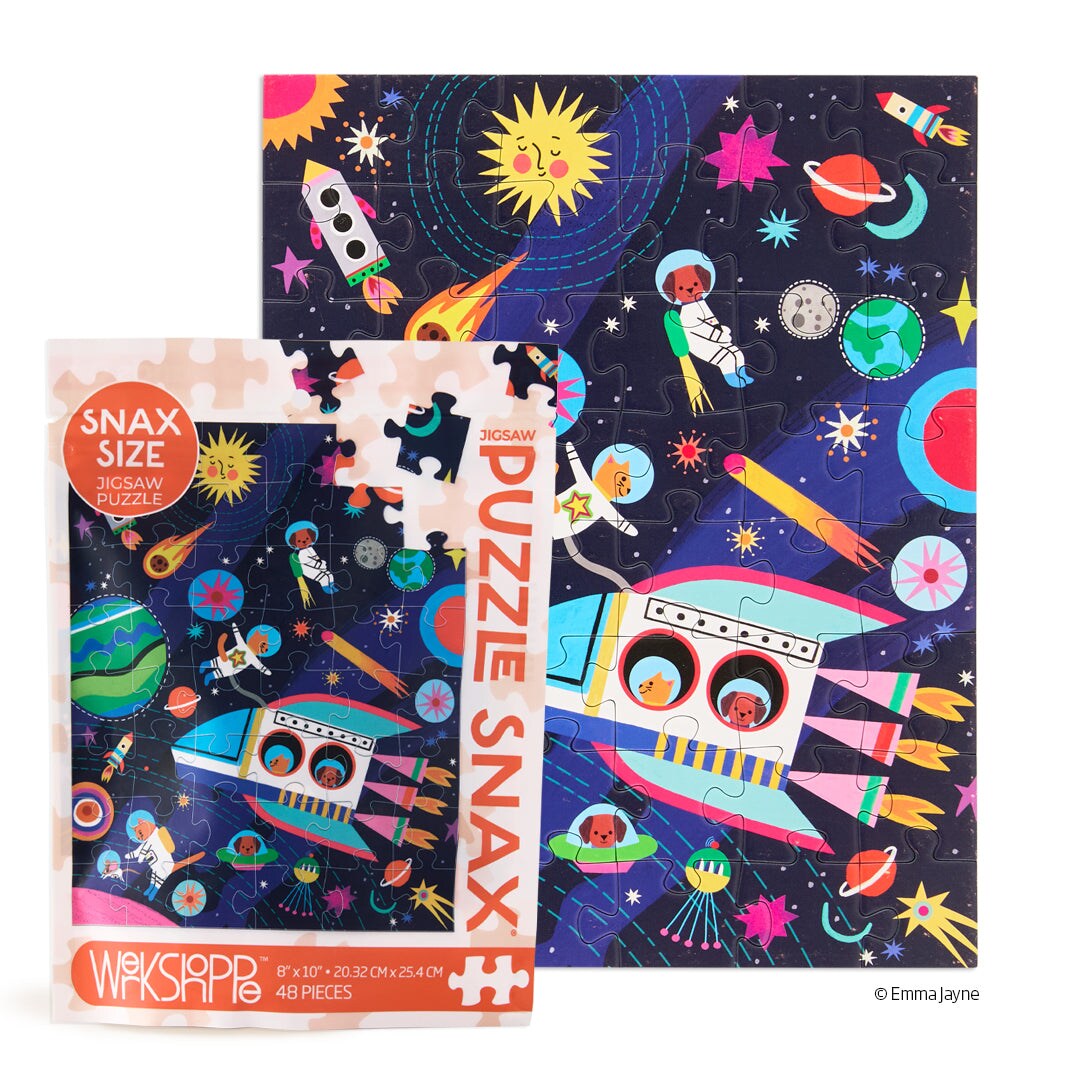 Pets In Space 48 Piece Kids Puzzle Snax | Michaels