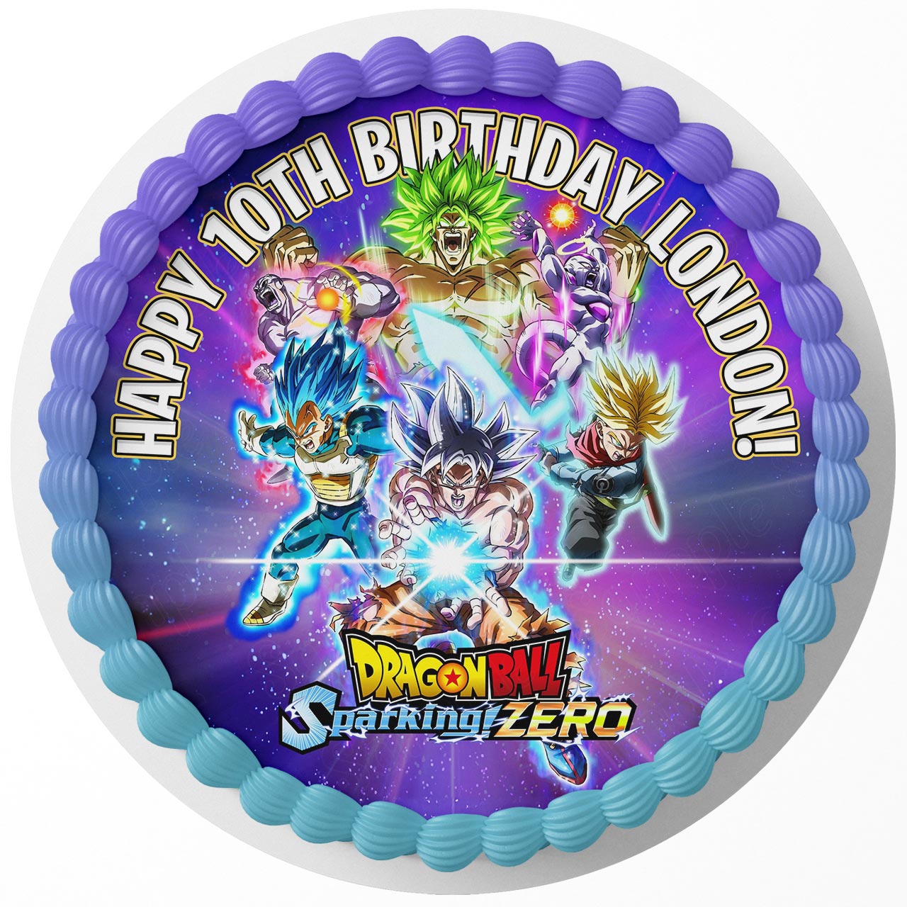 Dragon Ball Sparking Zero Edible Cake Image Topper Birthday Cake Sheet ...
