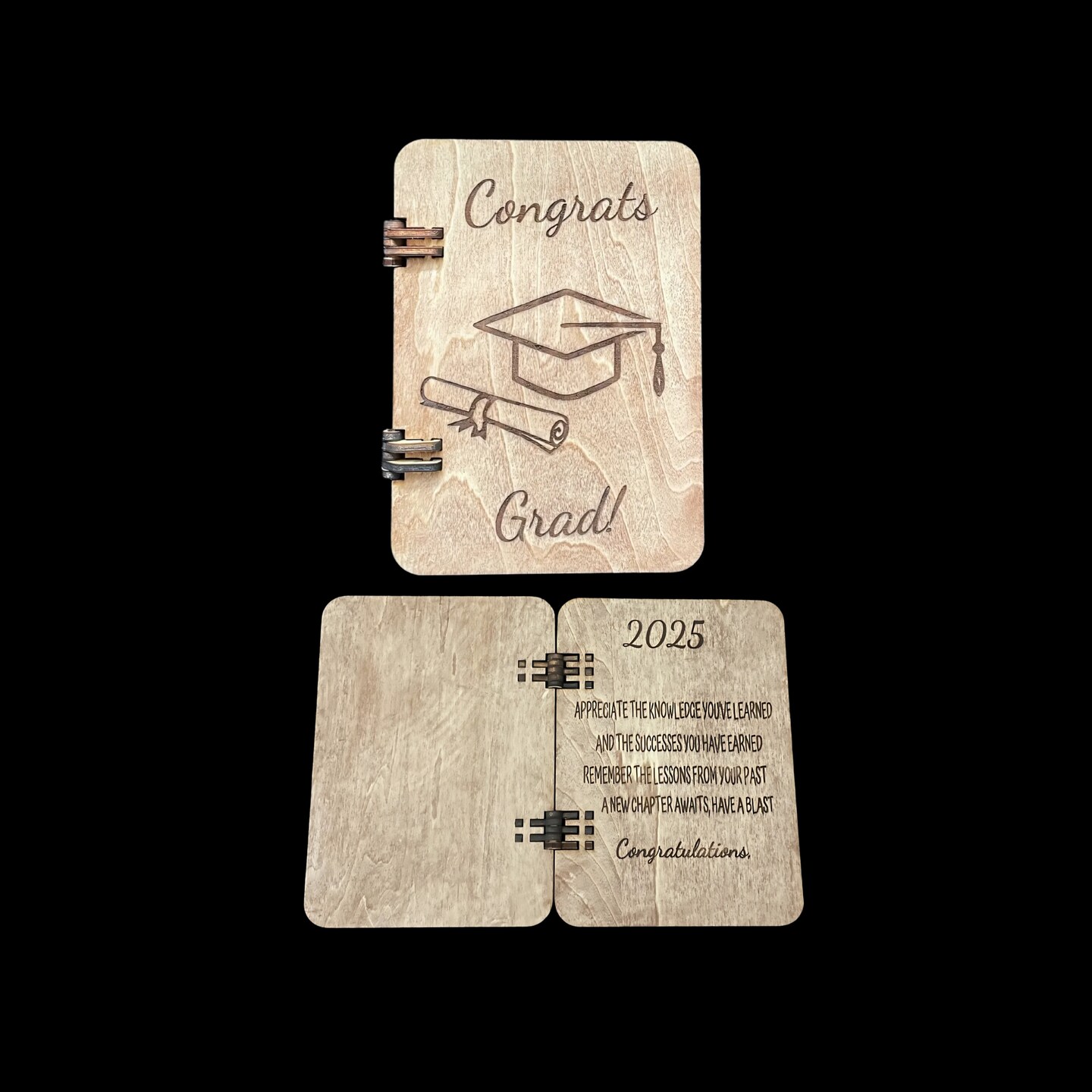 Graduation Greeting Cards Gift for Graduate Wood Greeting Cards ...