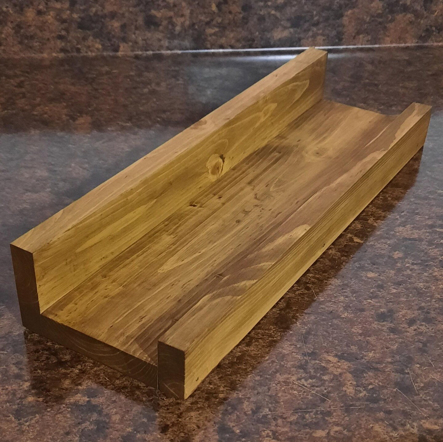 Small Ledge Picture Shelves, Rustic Wooden Shelves, Floating Ledge ...