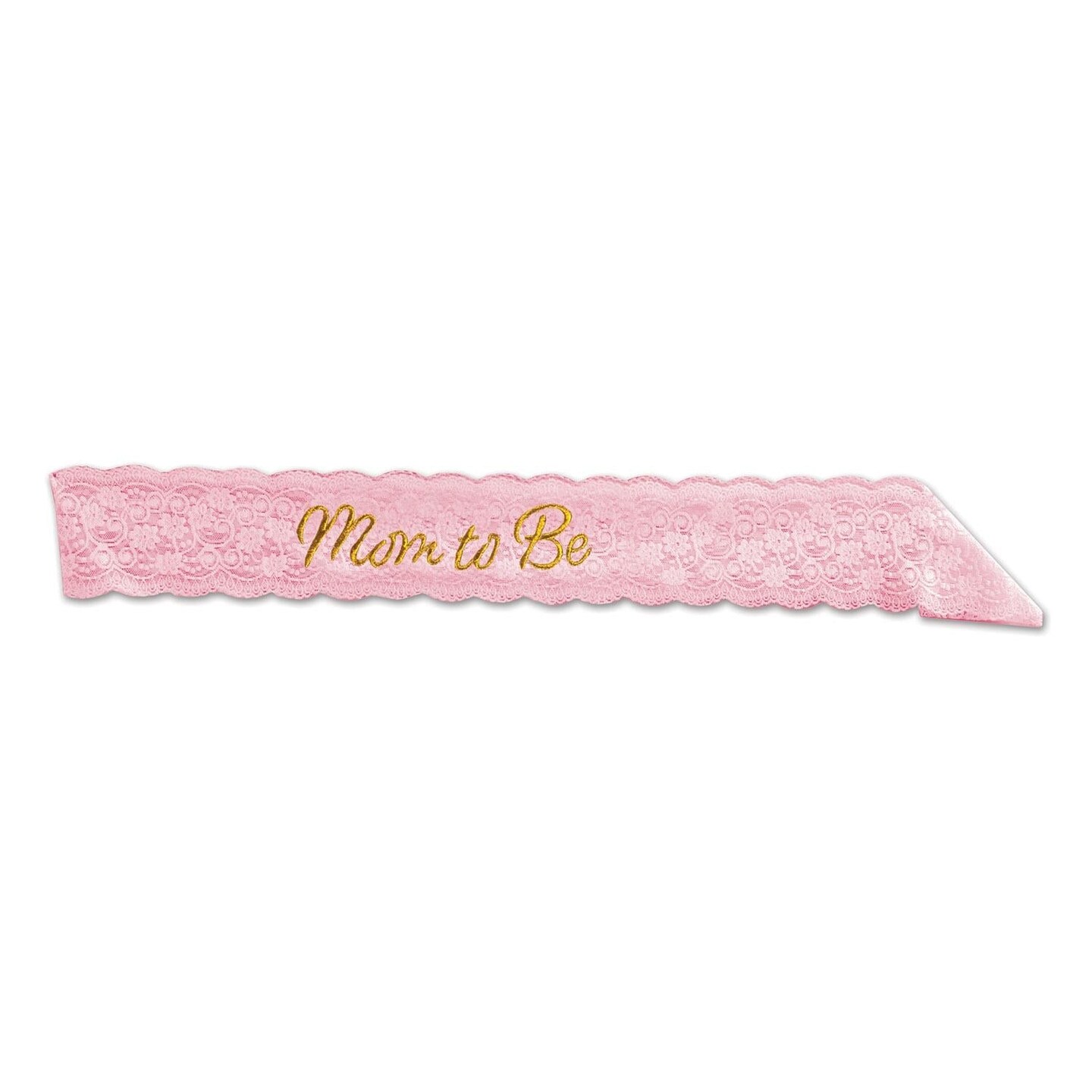 6 Pack Beistle Mom To Be Lace Sash - pink | Michaels