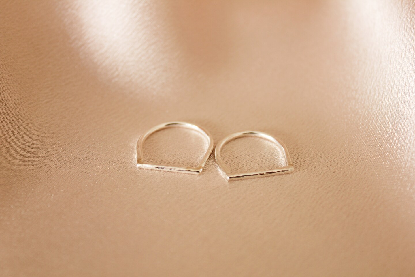 Dainty Stacking Rings, The Bar Stackable Rings, Sterling Silver ...