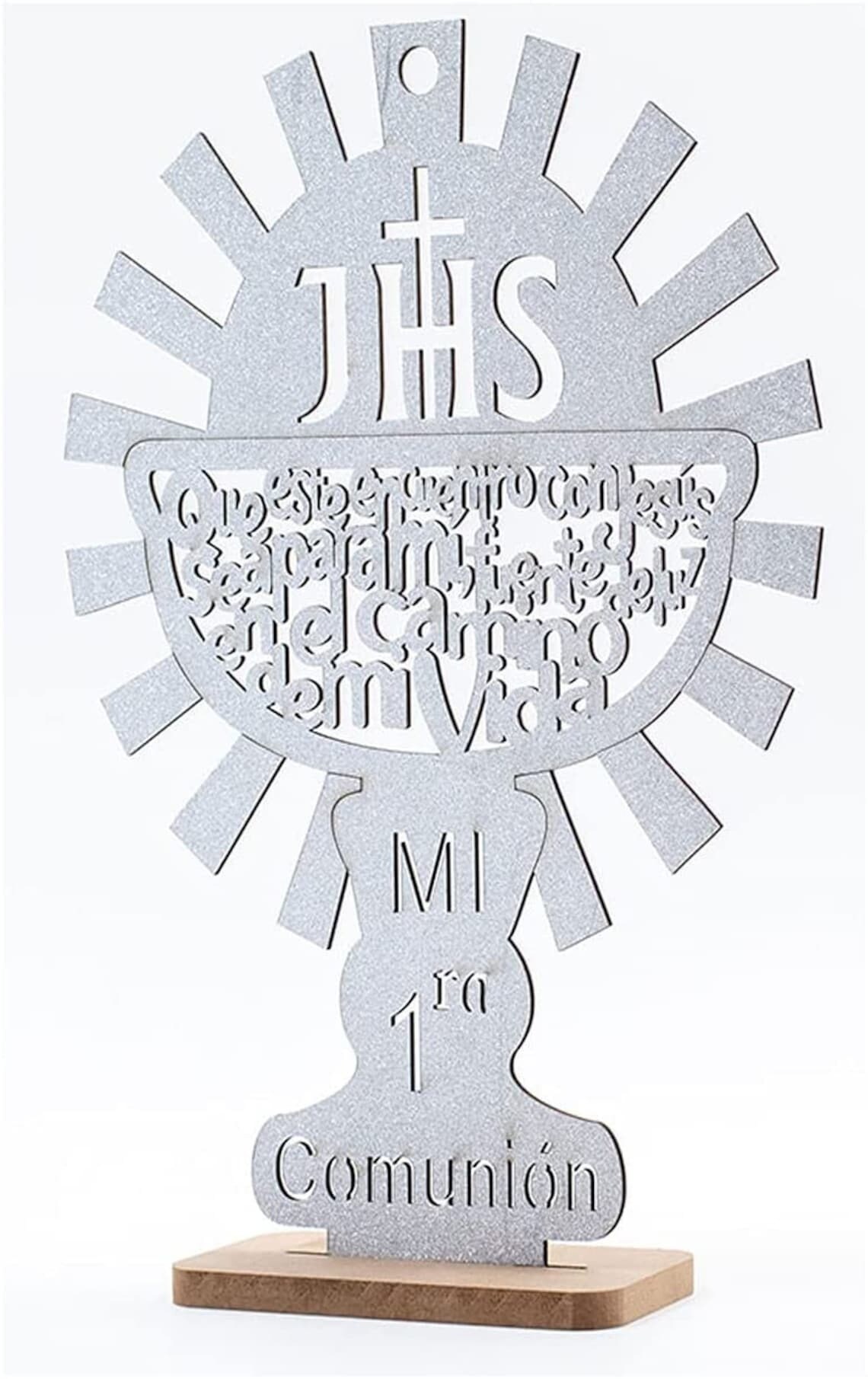 12pcs Wood Religious Centerpiece Cross JHS Chalice Communion | Michaels