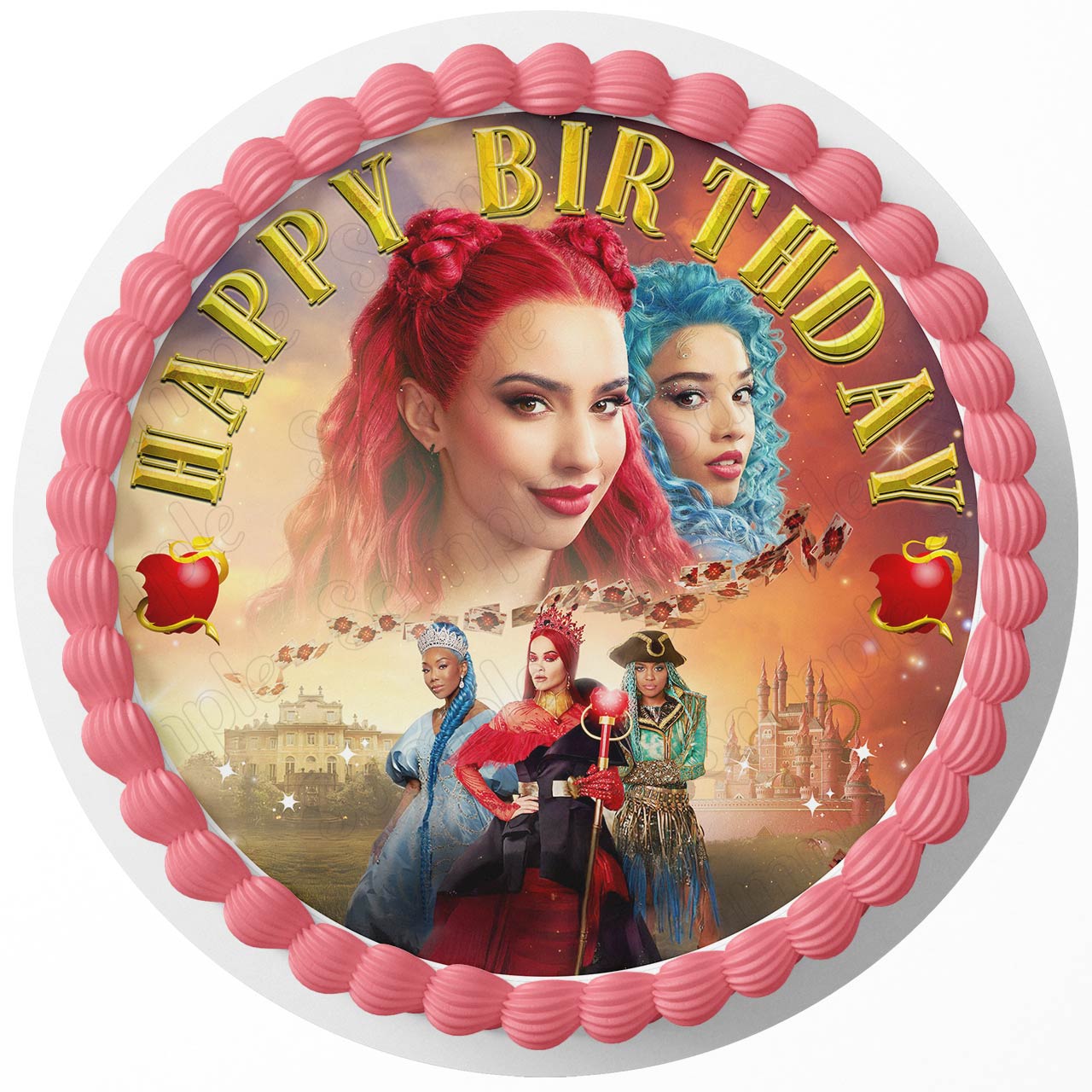 Descendants The Rise Of Red Girls Edible Cake Image Topper Birthday ...