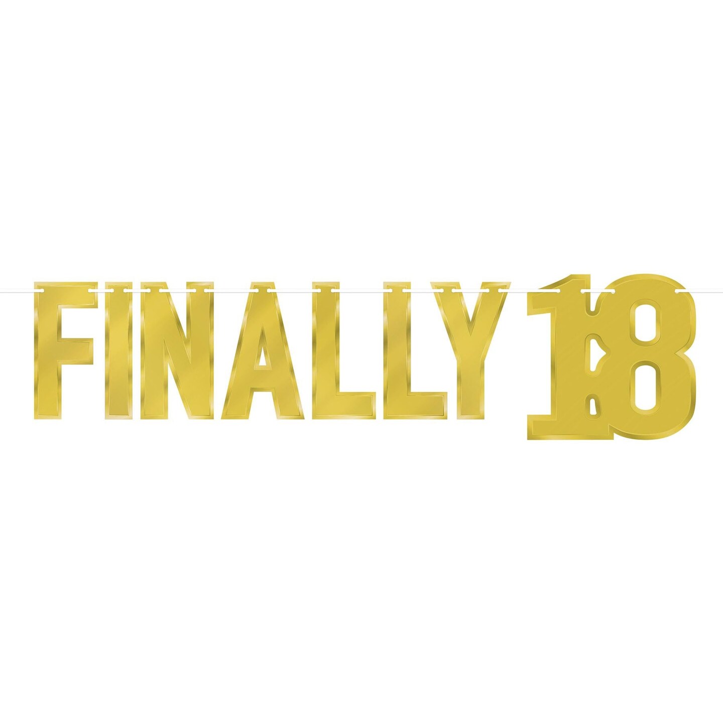 Beistle Bulk Foil Finally 18 Streamer gold - 12 Pack | Michaels