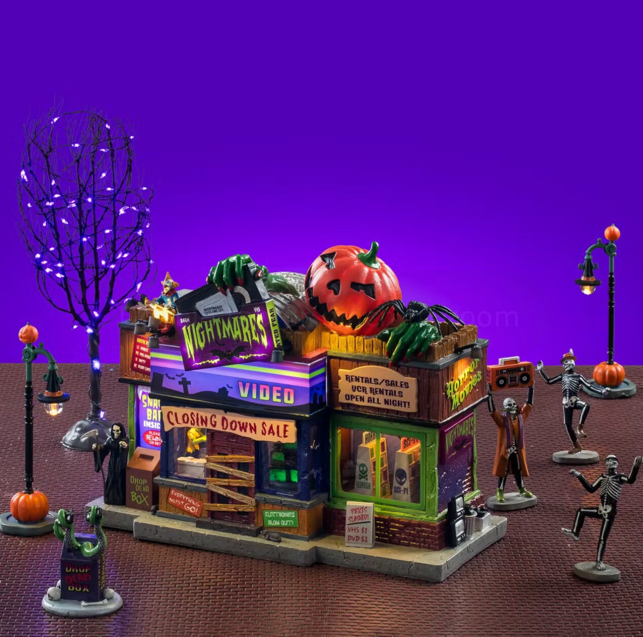 Nightmares Video House Set - Lemax Spooky Town | Michaels