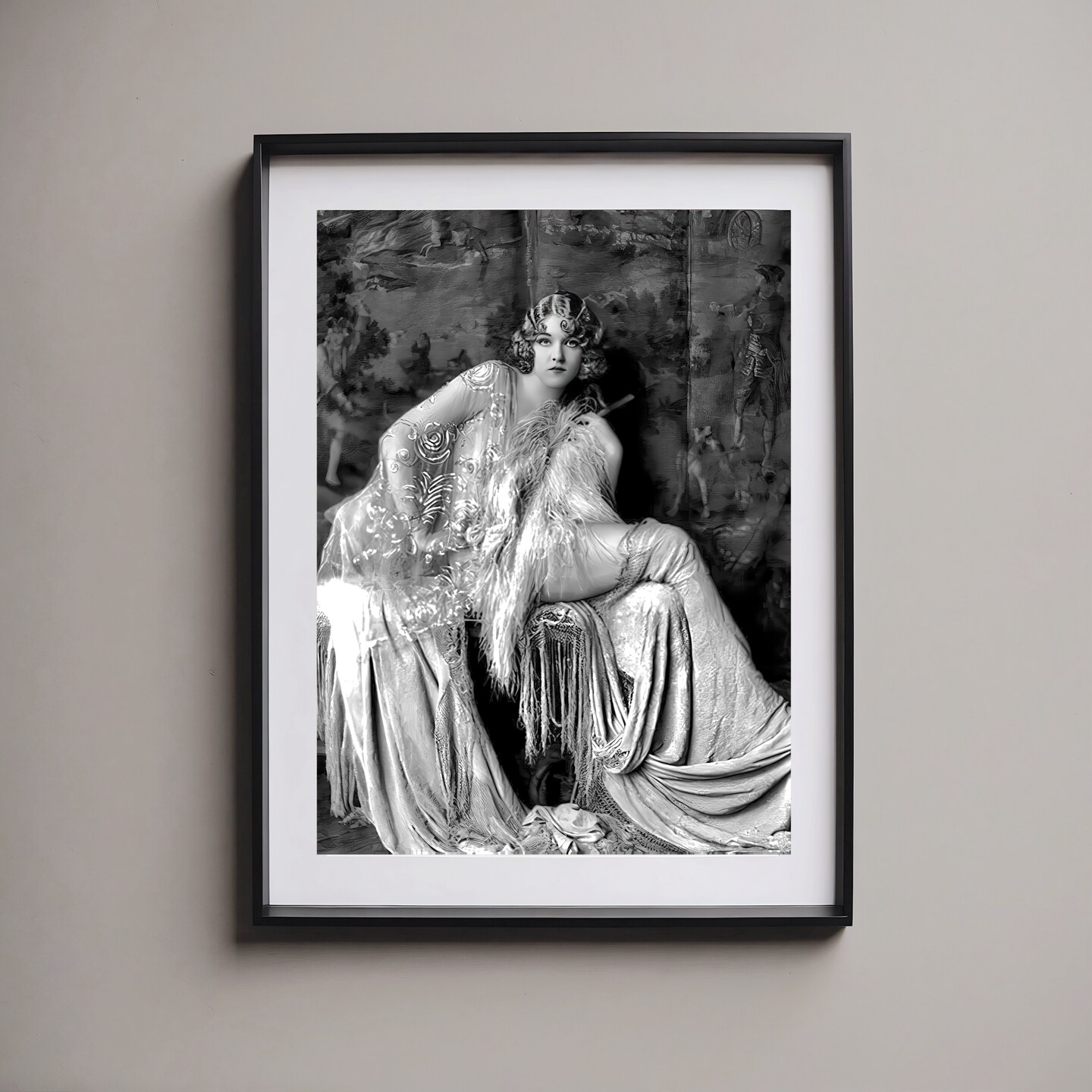 Ziegfeld Follies star Gladys Glad c. 1920's, black and white, multiple ...