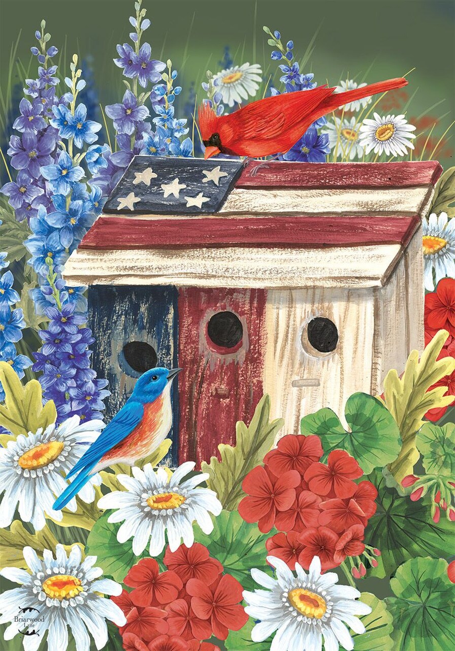 Patriotic Gathering Spring Garden Flag | Michaels