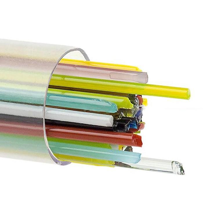 Bullseye Glass Stringers 2mm Mixed Colors Transparent and Opal 90coe | Michaels