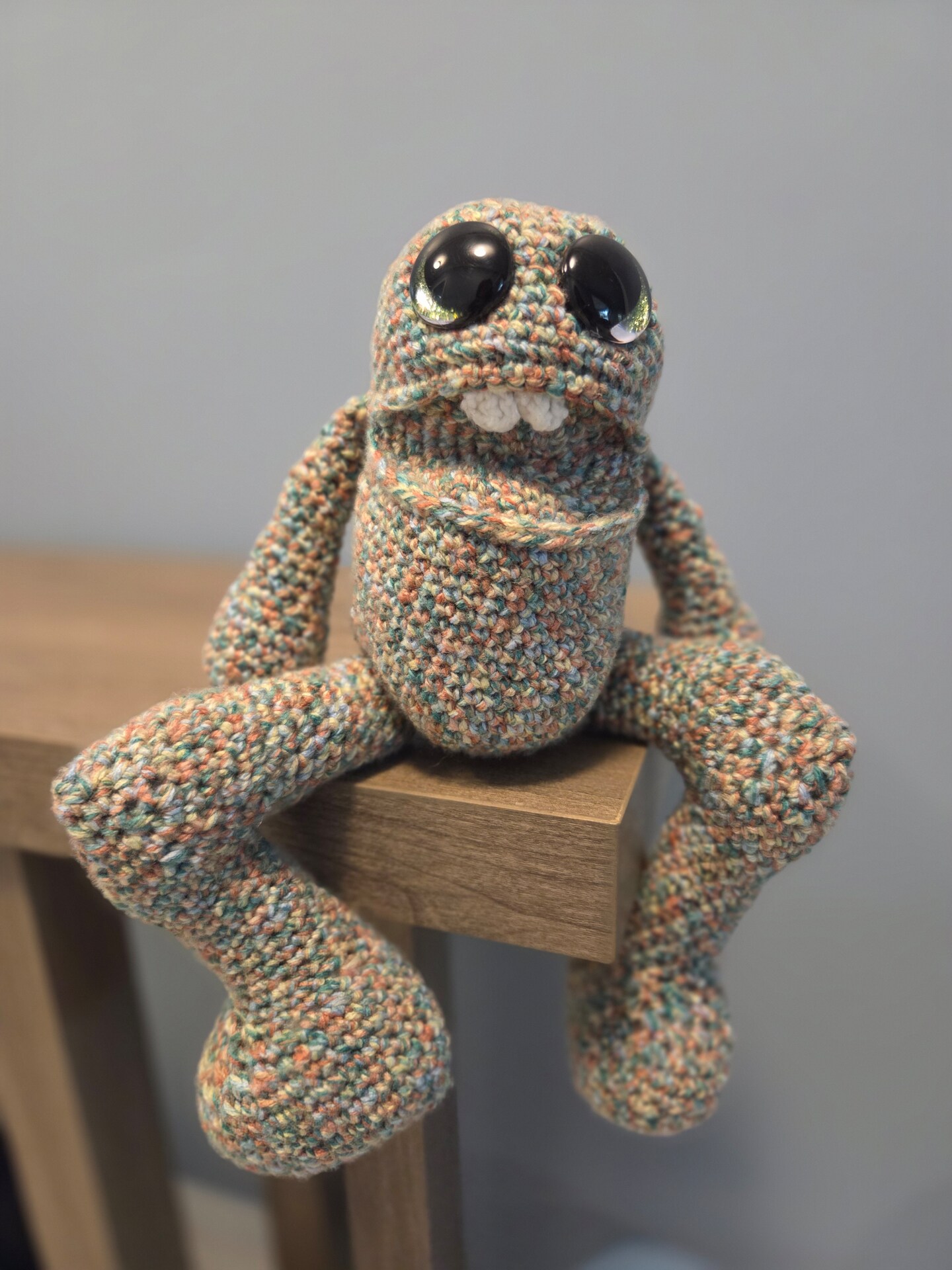 Long Legs Crocheted Creature: one-of-a-kind, handmade, cuddle buddy ...