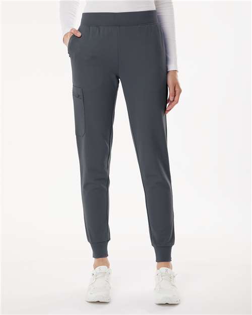 Women’s Petite Fit Scrub Joggers Soft Stretch Medical Uniform Pants ...