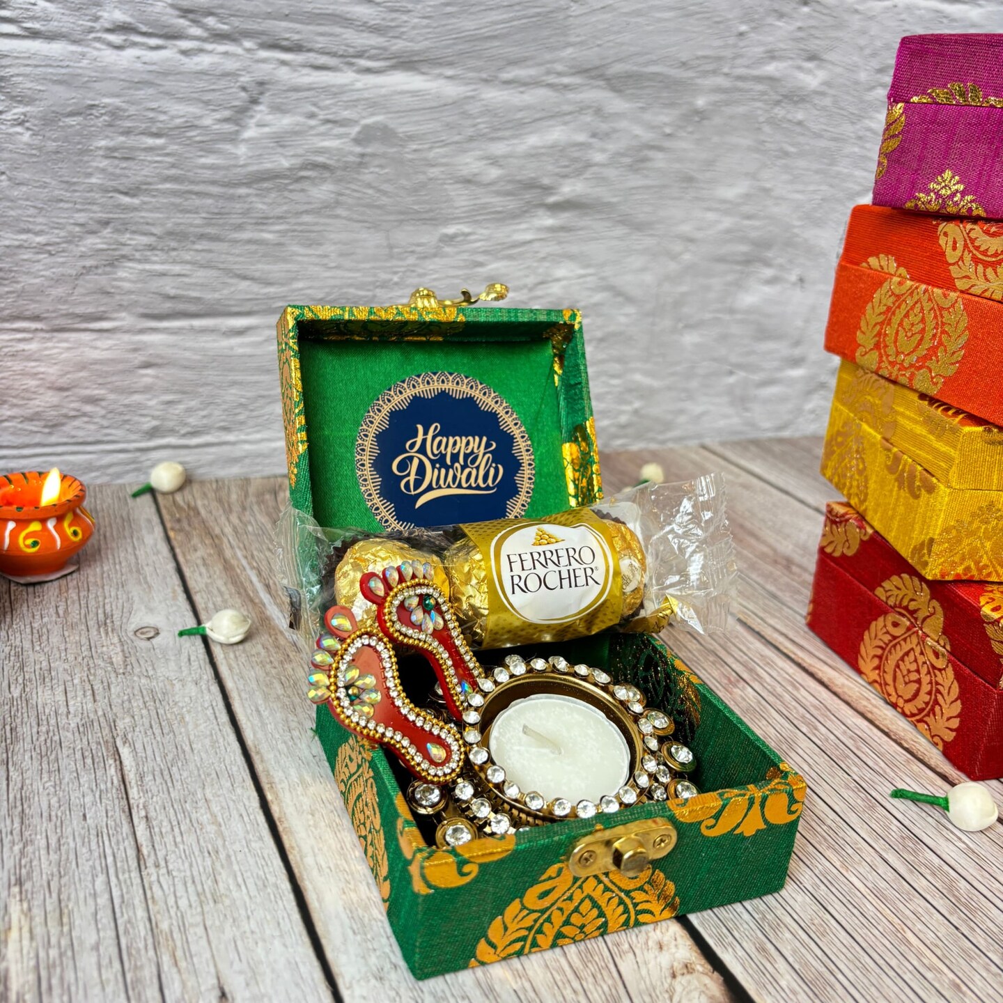 Diwali Gift Hamper Indian Festival Premium Deepawali Return Gift Box ...