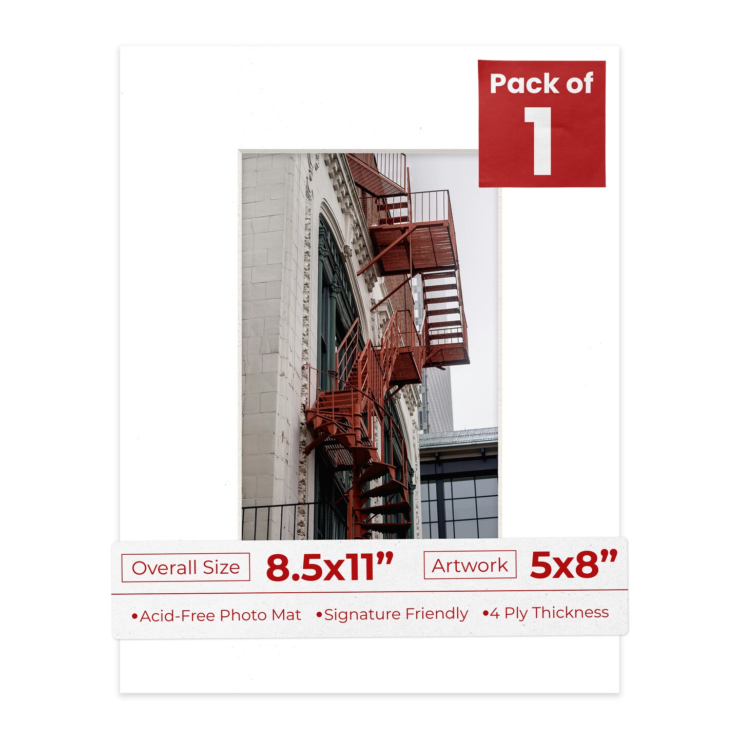 Golf Ball Texture Mat Board for 8.5x11 Frames - Fits 5x8 Photos | Michaels