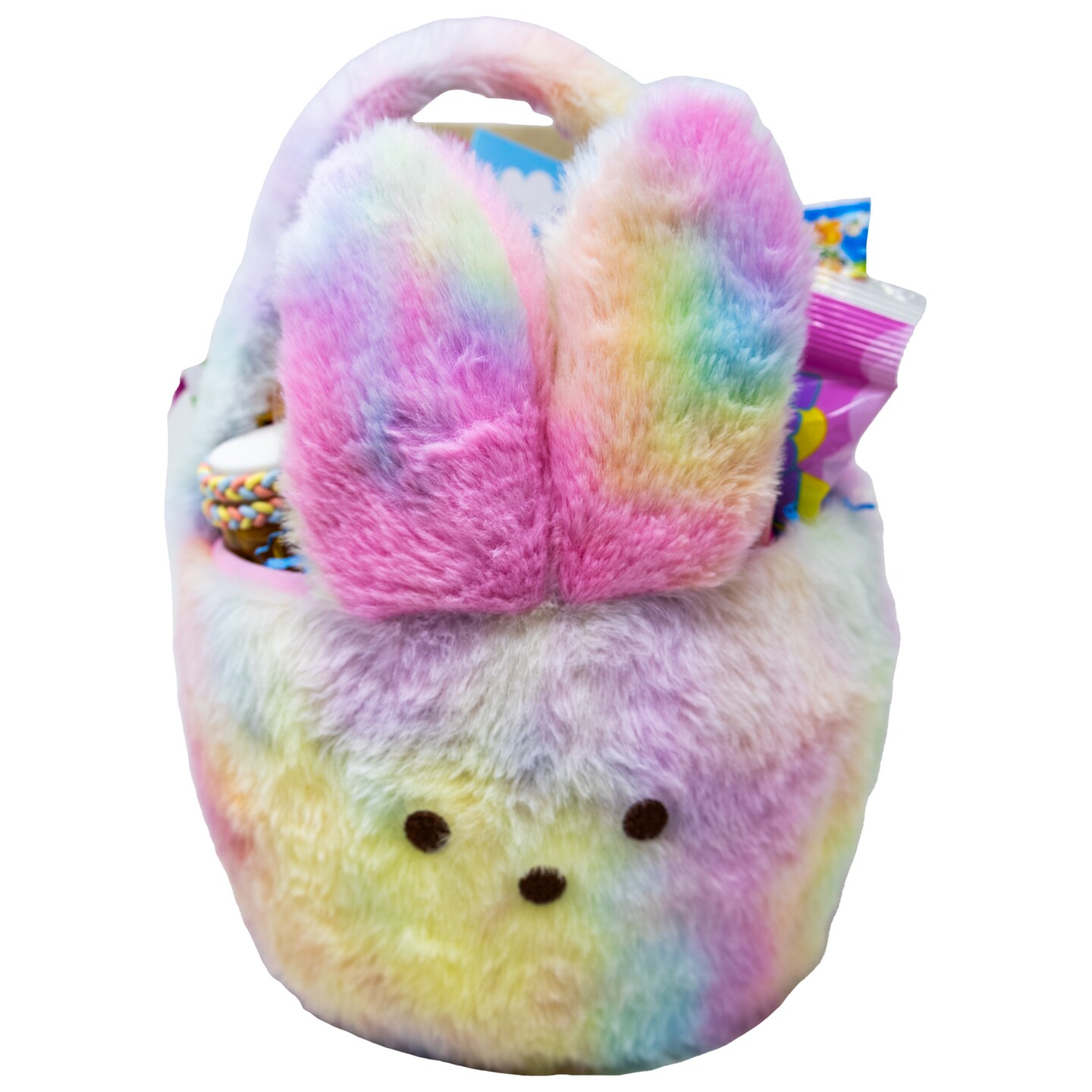 Easter Peeps Rainbow Pastel Bunny Basket for Kids | Prefilled Easter ...