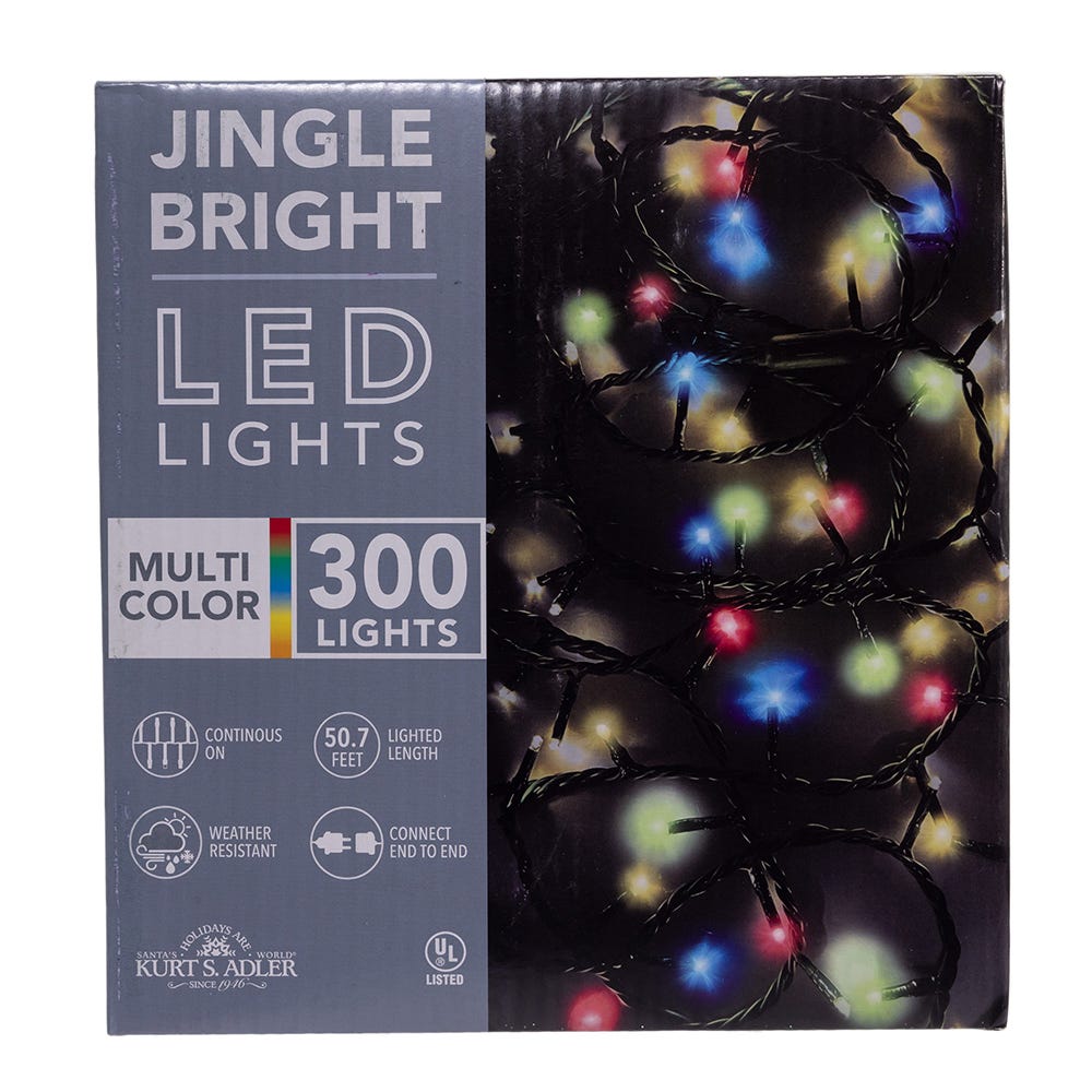 300-Light 3MM Multicolor LED Green Wire String Lights | Michaels