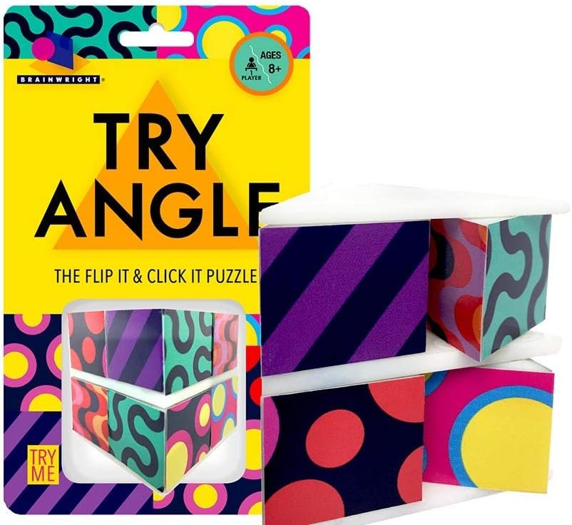 Brainwright - Try Angle - The Flip It & Click It Fidget Puzzle, 1 ...