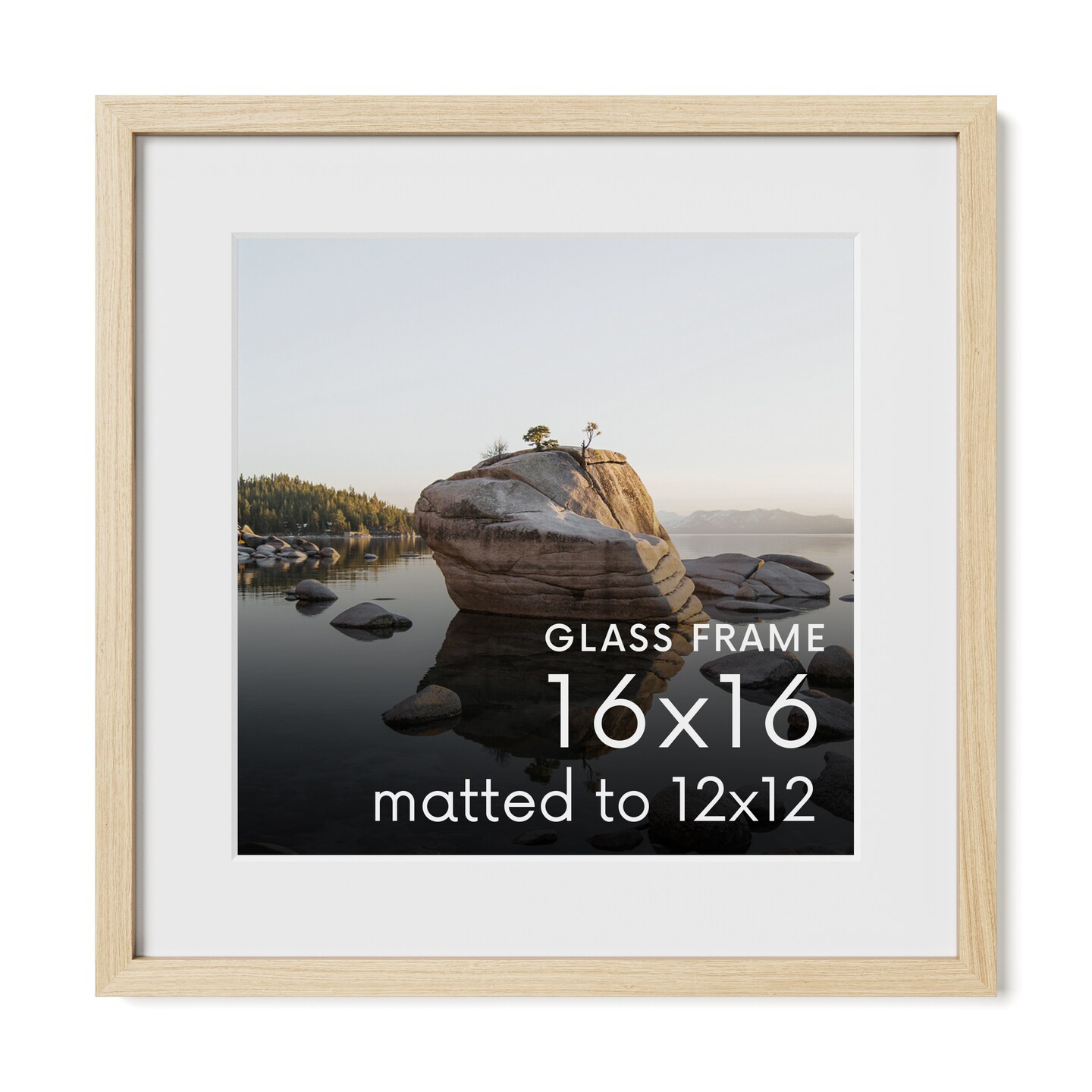 Haus and Hues Oak Wood Picture Frames Matted with Real Glass | Michaels