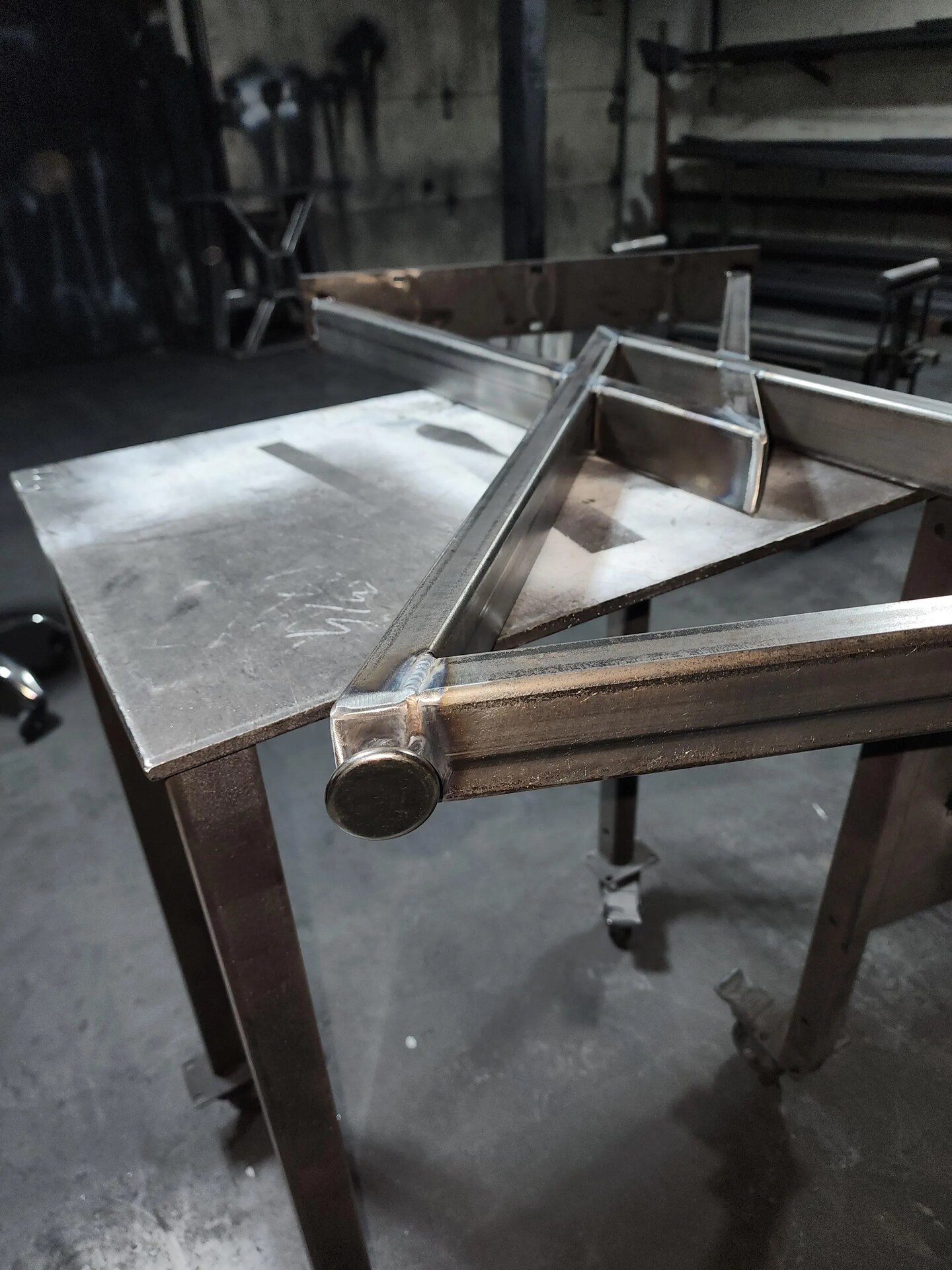 Metal Table Legs Modern Steel Base Custom Sizes MakerPlace by Michaels