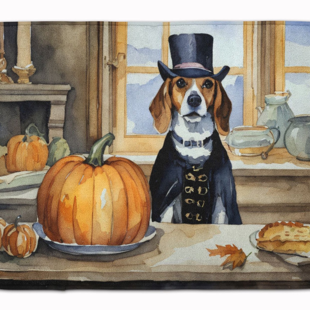 Edge Collections - 19" X 27" - Multicolor - Beagle Fall Kitchen ...