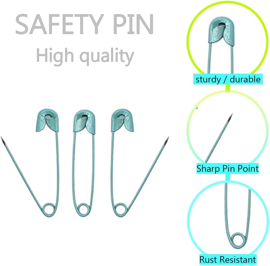 200 Pcs Safety Pins Colored Safety Pins Sewing Pins for Crafting ...