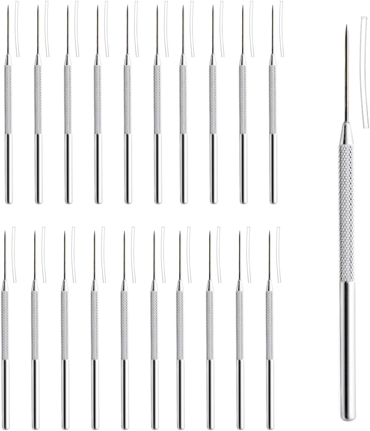 20 Pcs Ceramic Needle Clay Needle Tools Stainless Steel Sculpture ...