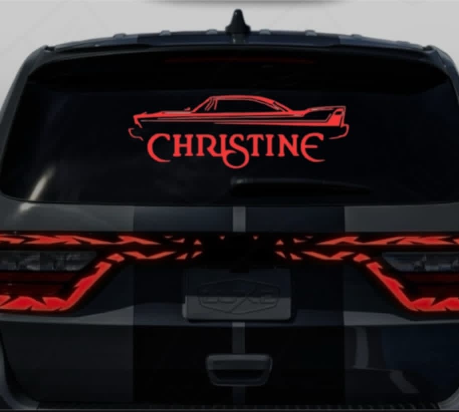 Christine Car Vinyl Window Decal, Window Sticker.! | MakerPlace by Michaels