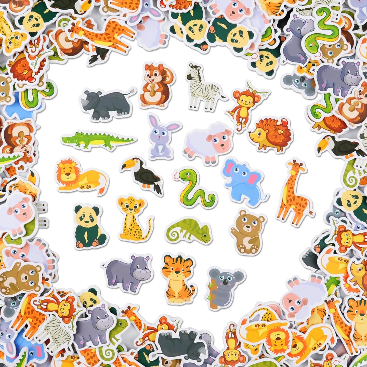 360 Pieces Animals Foam Stickers Animals Reward Stickers Adhesive ...