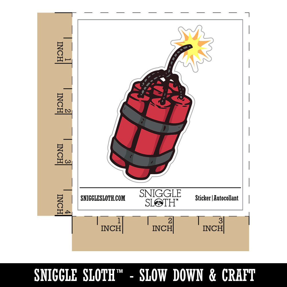 Water Bottle Sticker Set Dynamite TNT Sticks Explosives Bundle Fuse ...