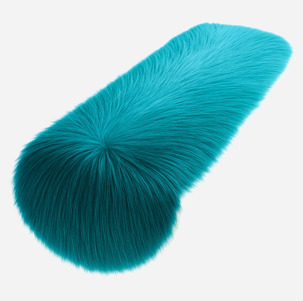 FabricLA Faux Fur Table Runner – Fluffy Snow Christmas Table Runner ...