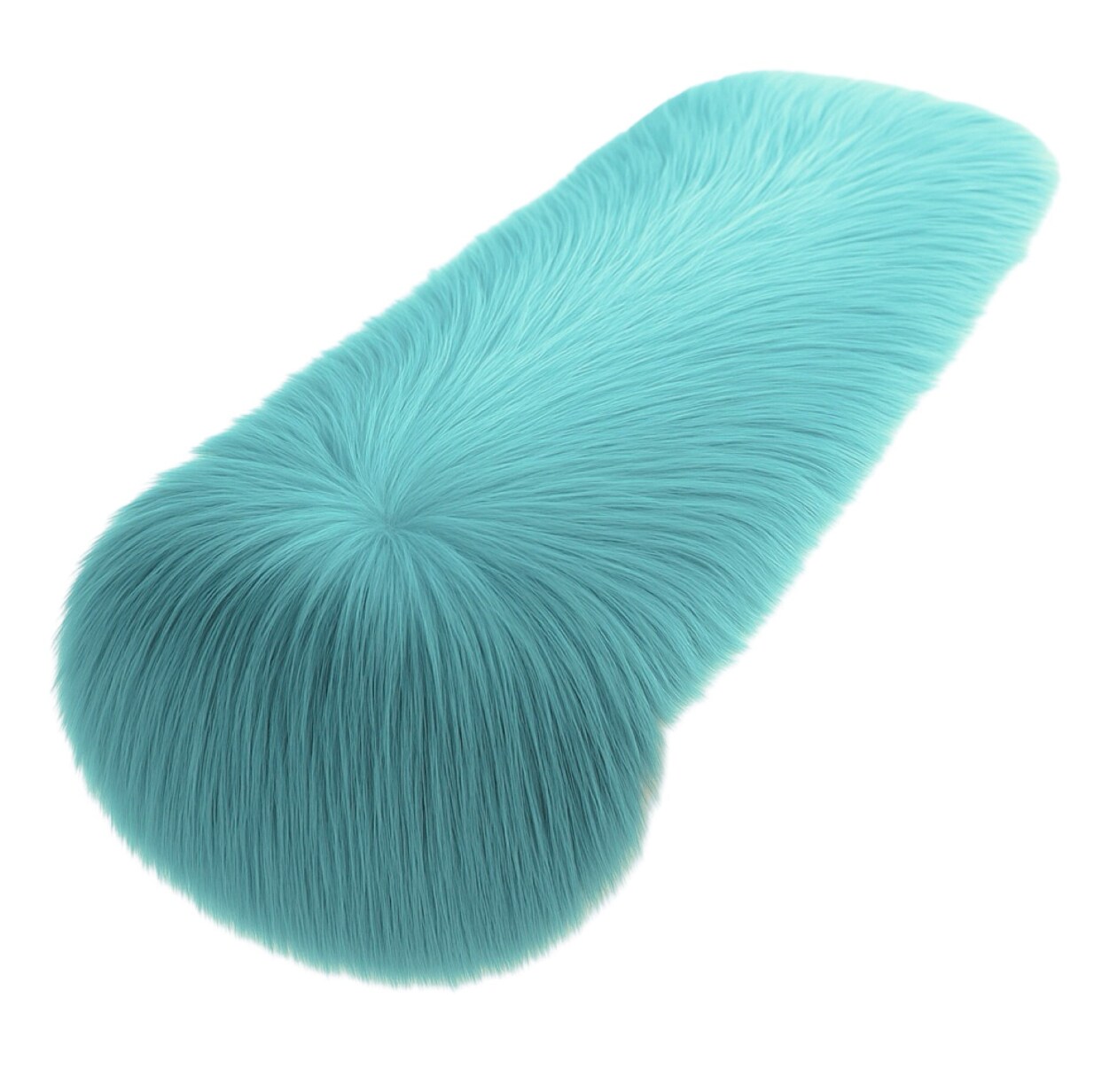 FabricLA Faux Fur Table Runner – Fluffy Snow Christmas Table Runner ...