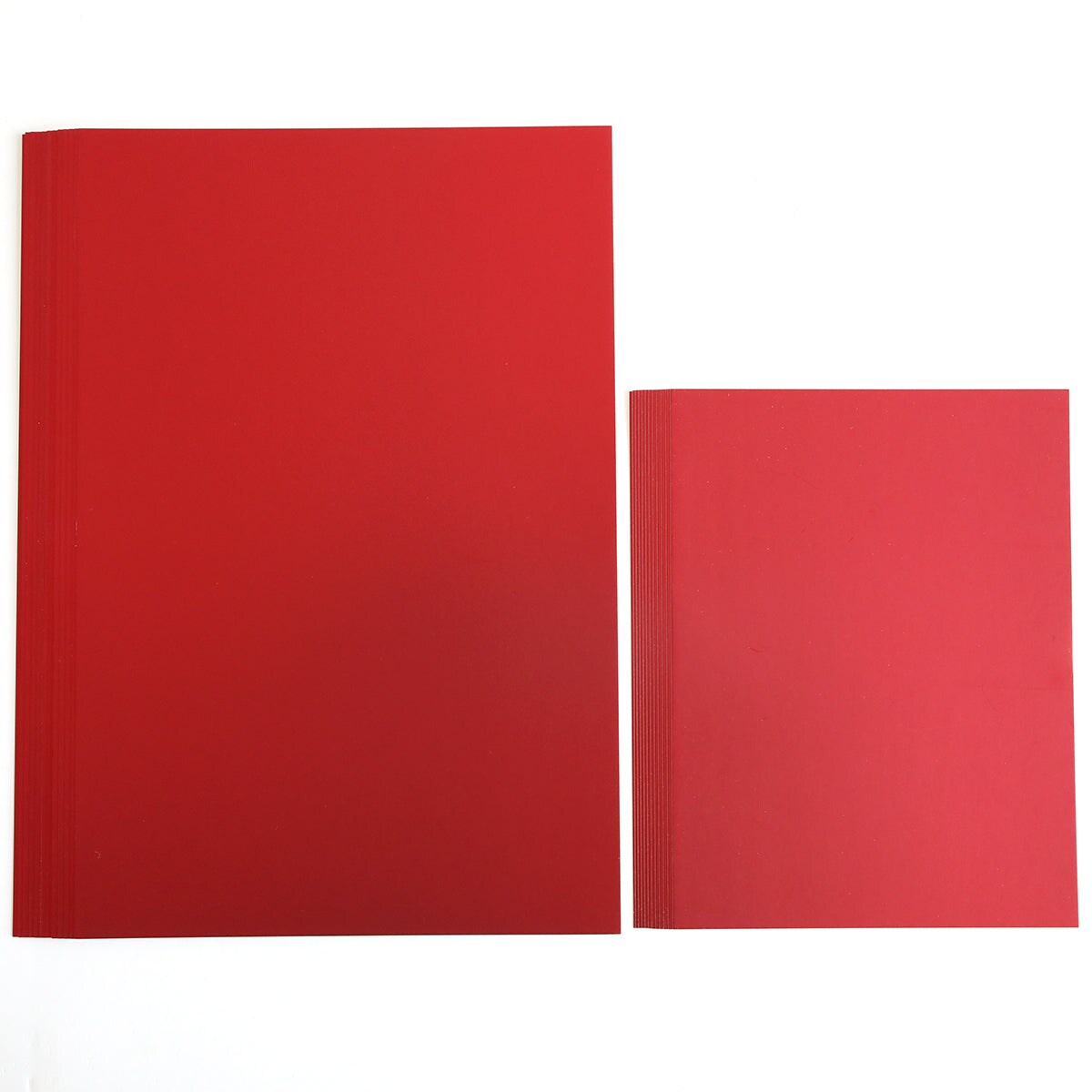 Luxury Matte Foil Cardstock Red | Michaels