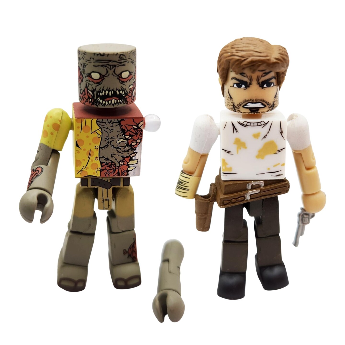 The Walking Dead Exclusive Minimates 2 Pack - Rick Grimes & Walker ...