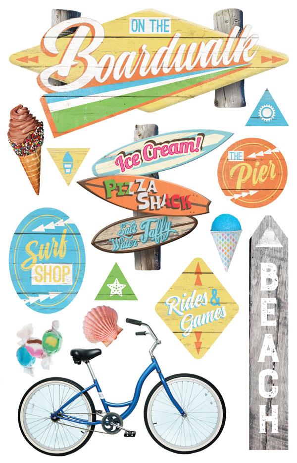 Paper House Boardwalk Dimensional Stickers | Michaels