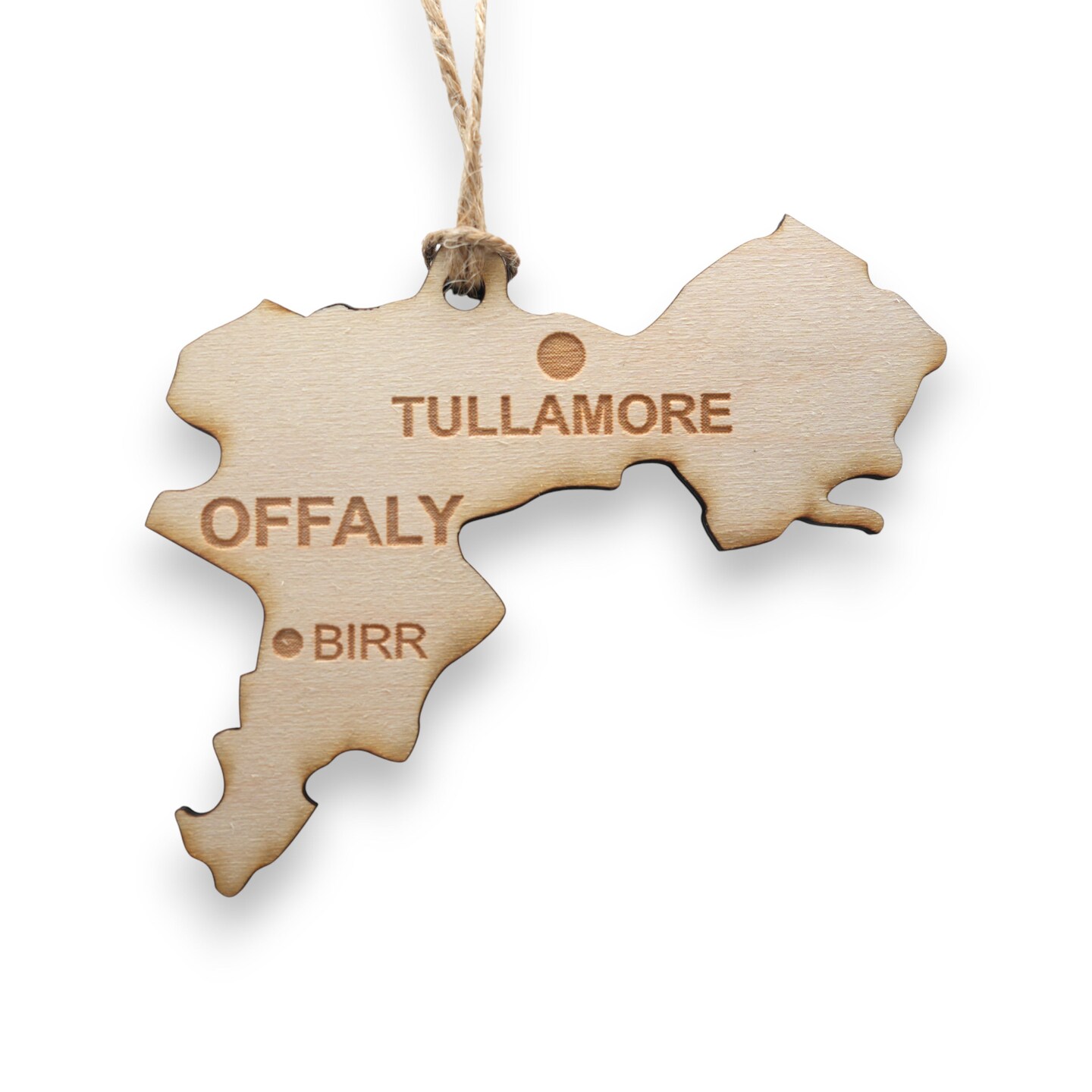 Ornament - CUSTOM - Offaly County Ireland, Color: Raw Wood | Michaels